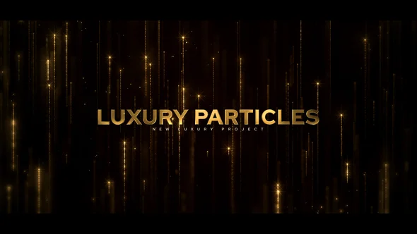 Luxury Particles Opener Motion Design
