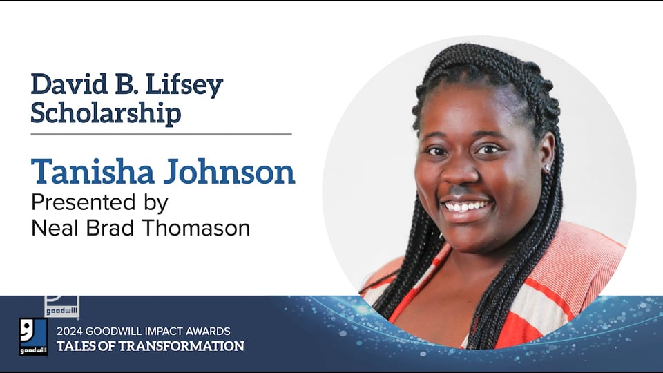 David B. Lifsey Scholarship Recipient: Tanisha Johnson