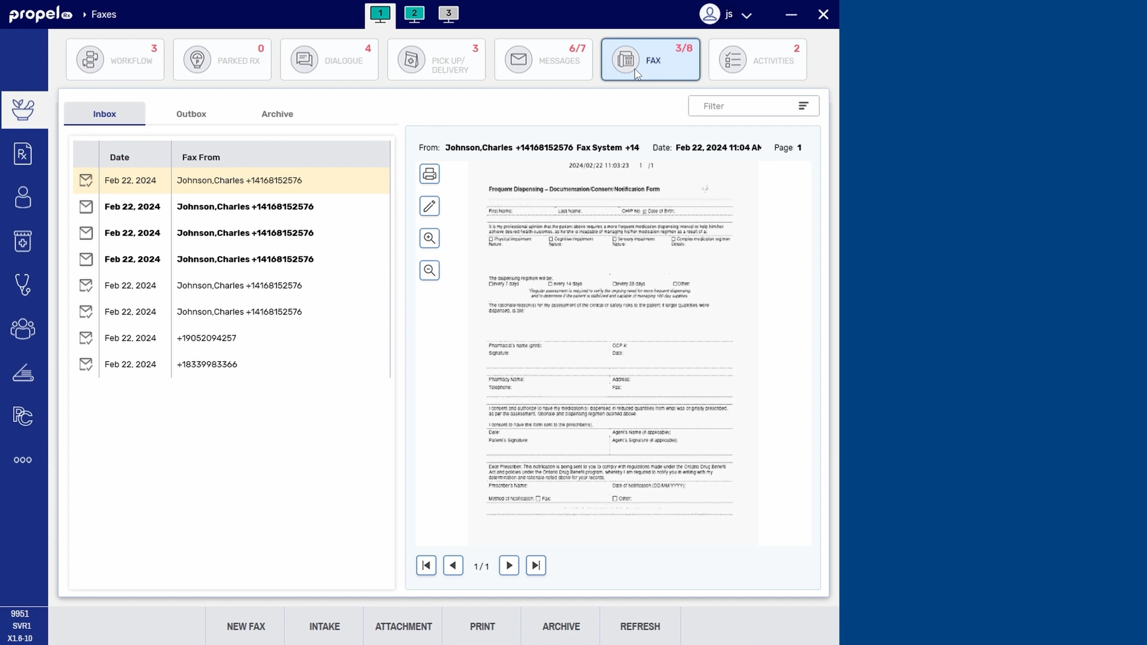 Today, in Propel Rx... Let's Talk Cloud Faxing