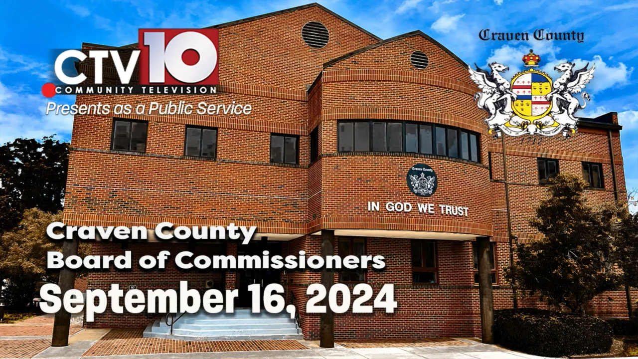 Craven Board of Commissioners Meeting- September16, 2024