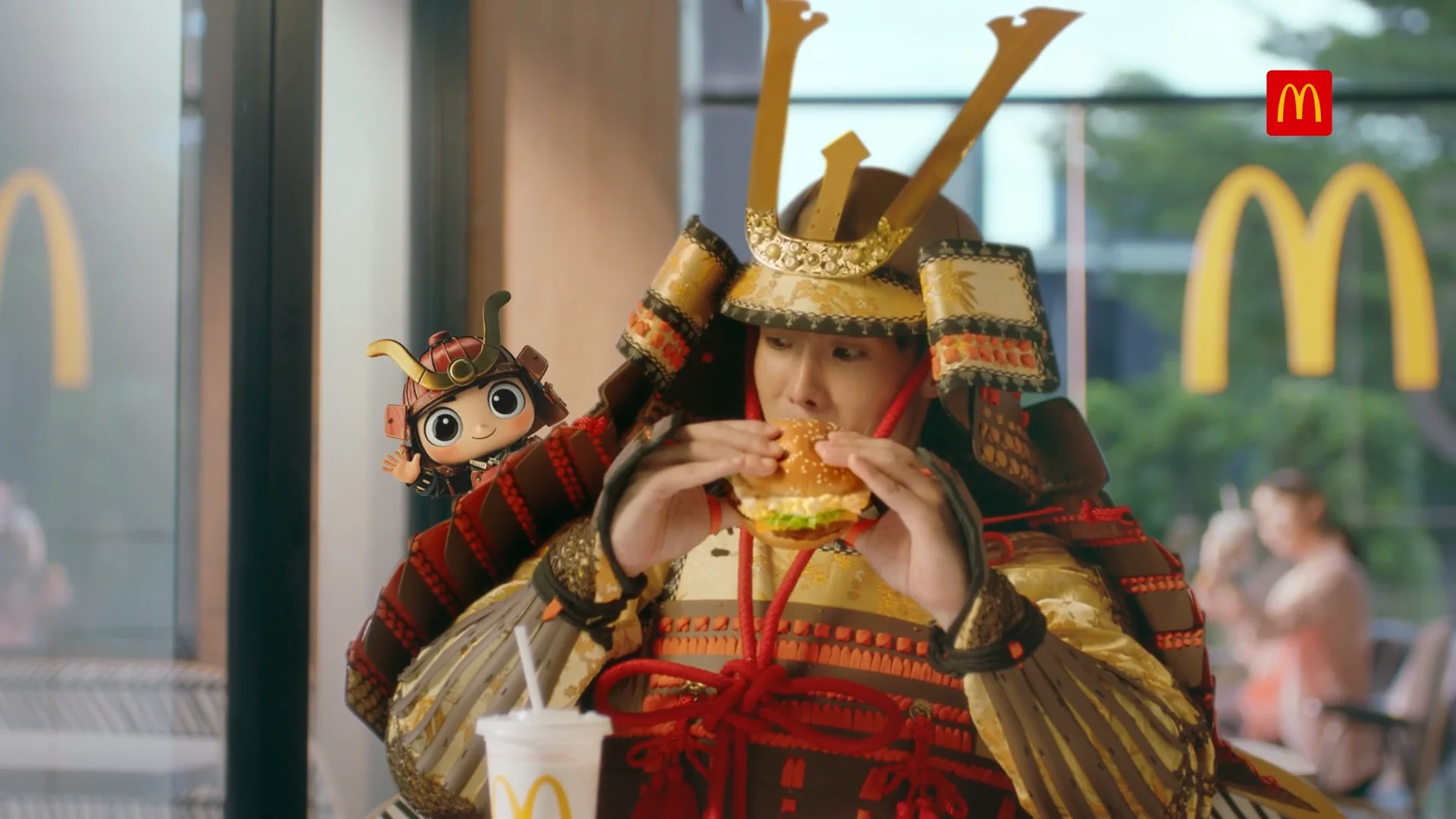 McD Samurai Delux Burger 15sec