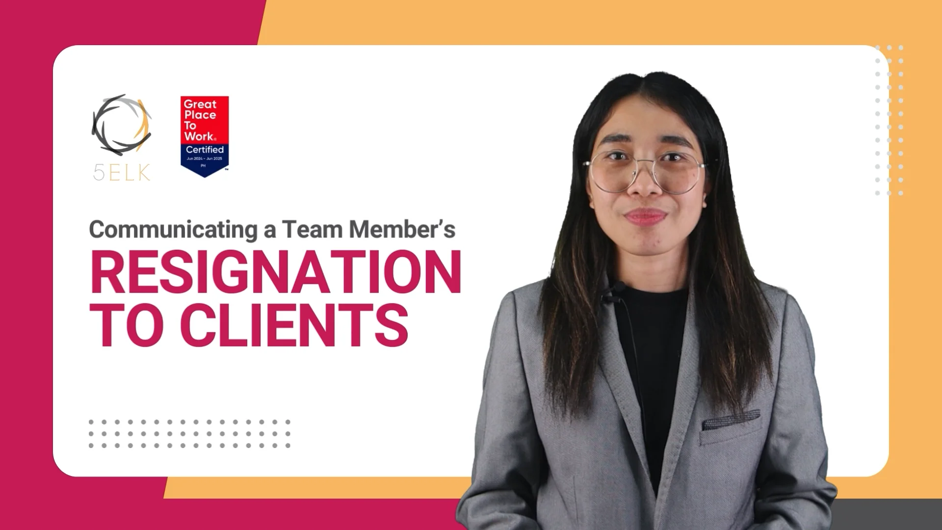 Communicating a Team Member's Resignation to Clients