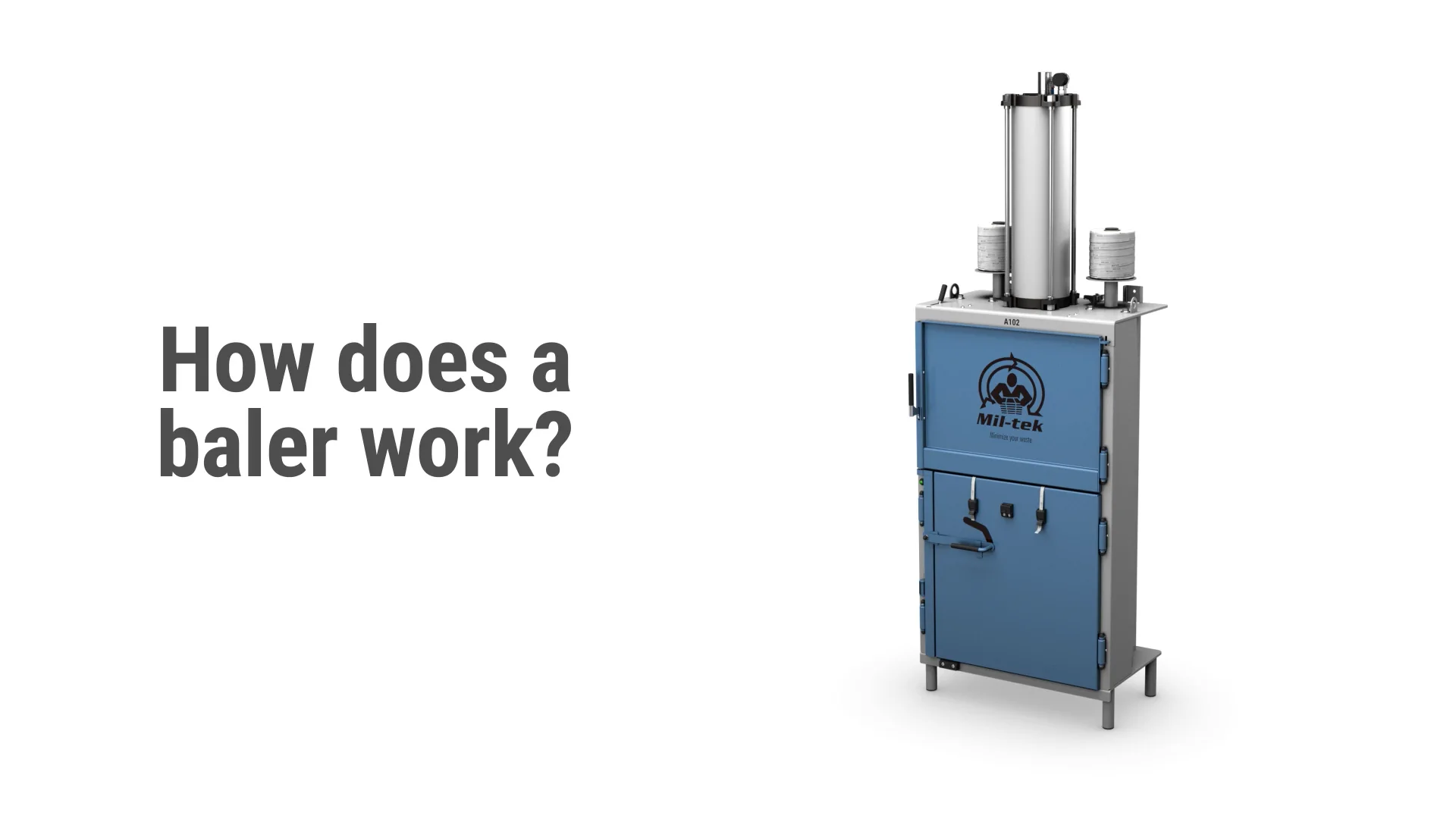 How does a baler work? - Mil-tek A102