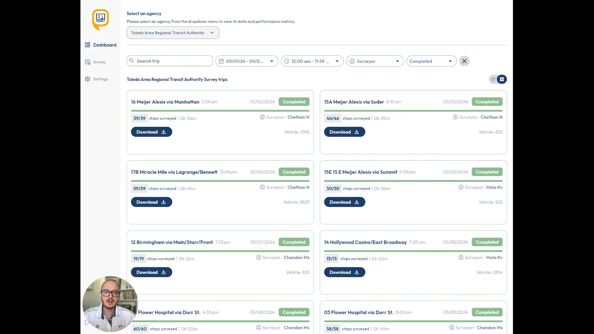 Tally NTD Survey Software | ETA Transit