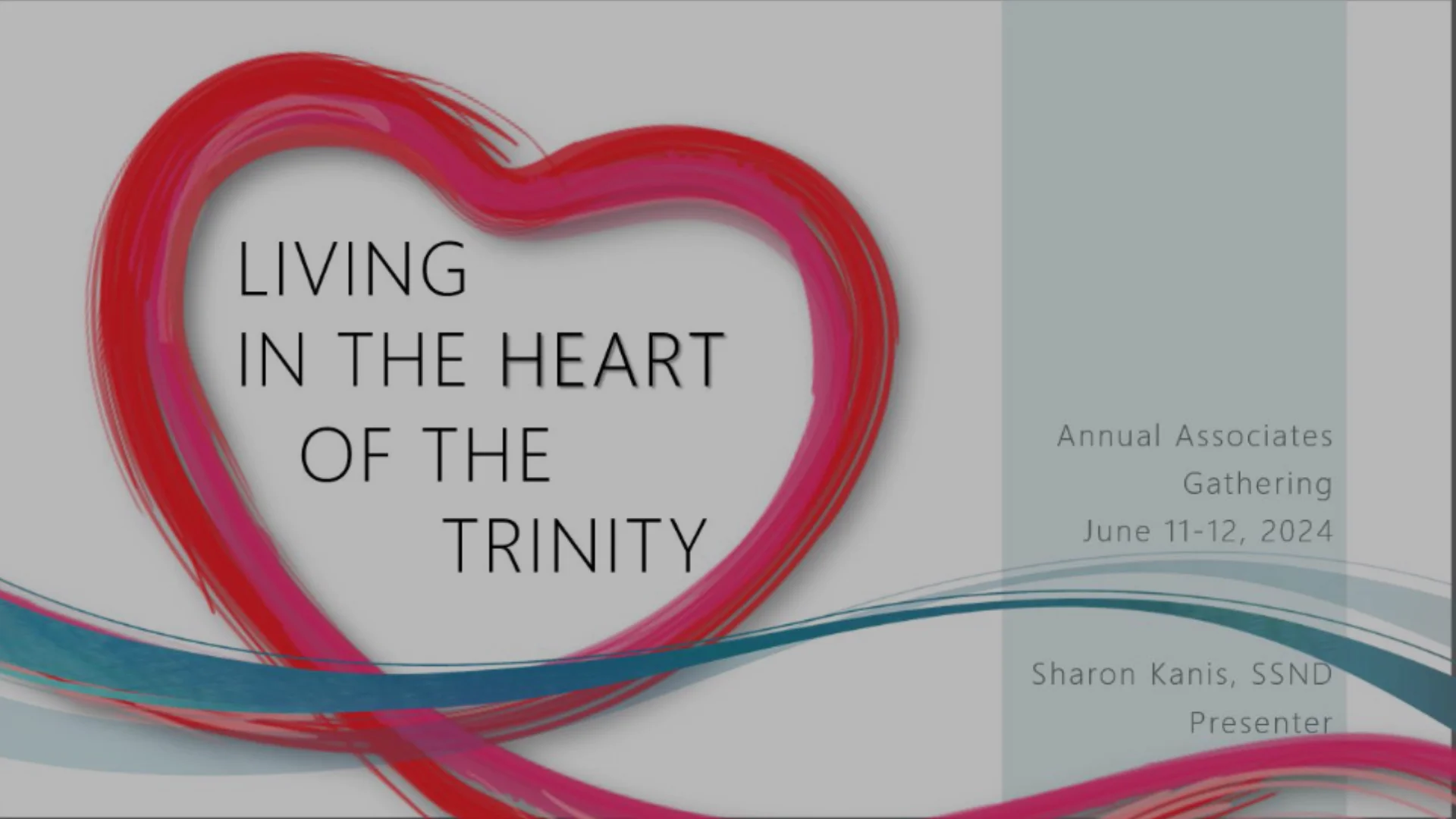 Living in the Heart of the Trinity - Part 1