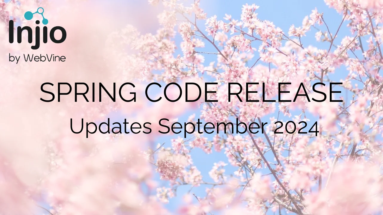 Injio Intranet Spring Release Sep 2024