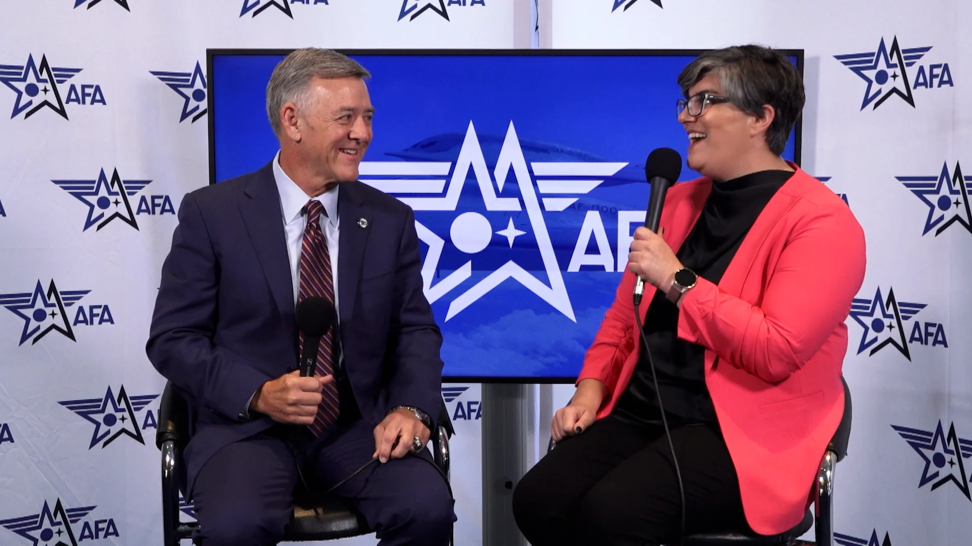 Lt Gen Burton Field, USAF (Ret.), President of AFA - Live at ASC24