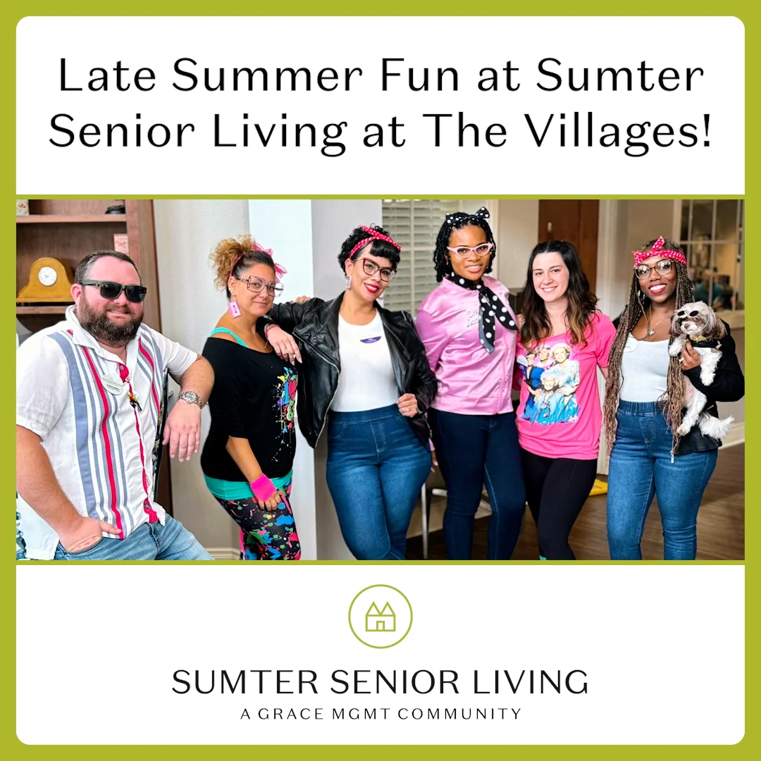 Late Summer Fun at Sumter Senior Living in The Villages!