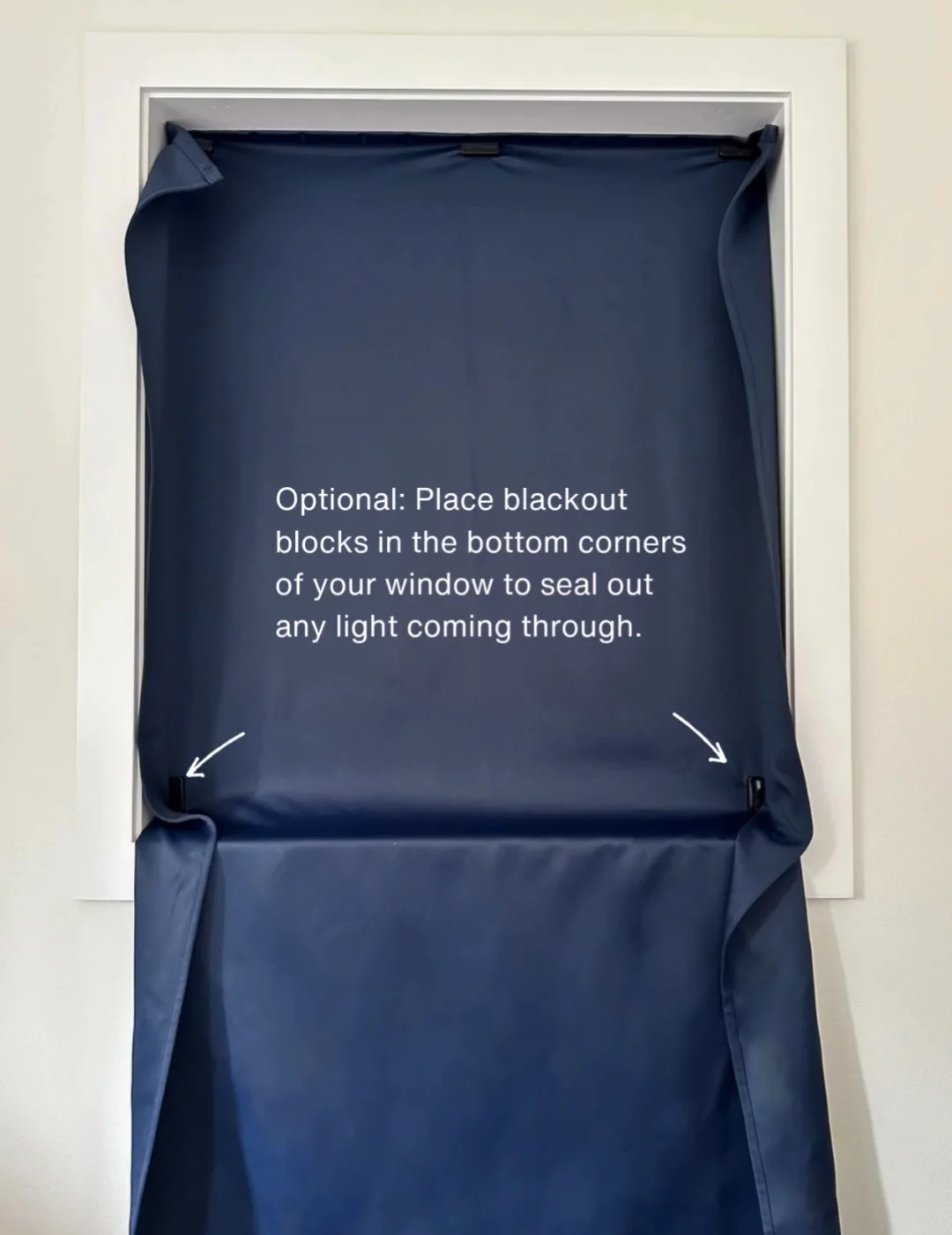 Installation: Behind Blinds