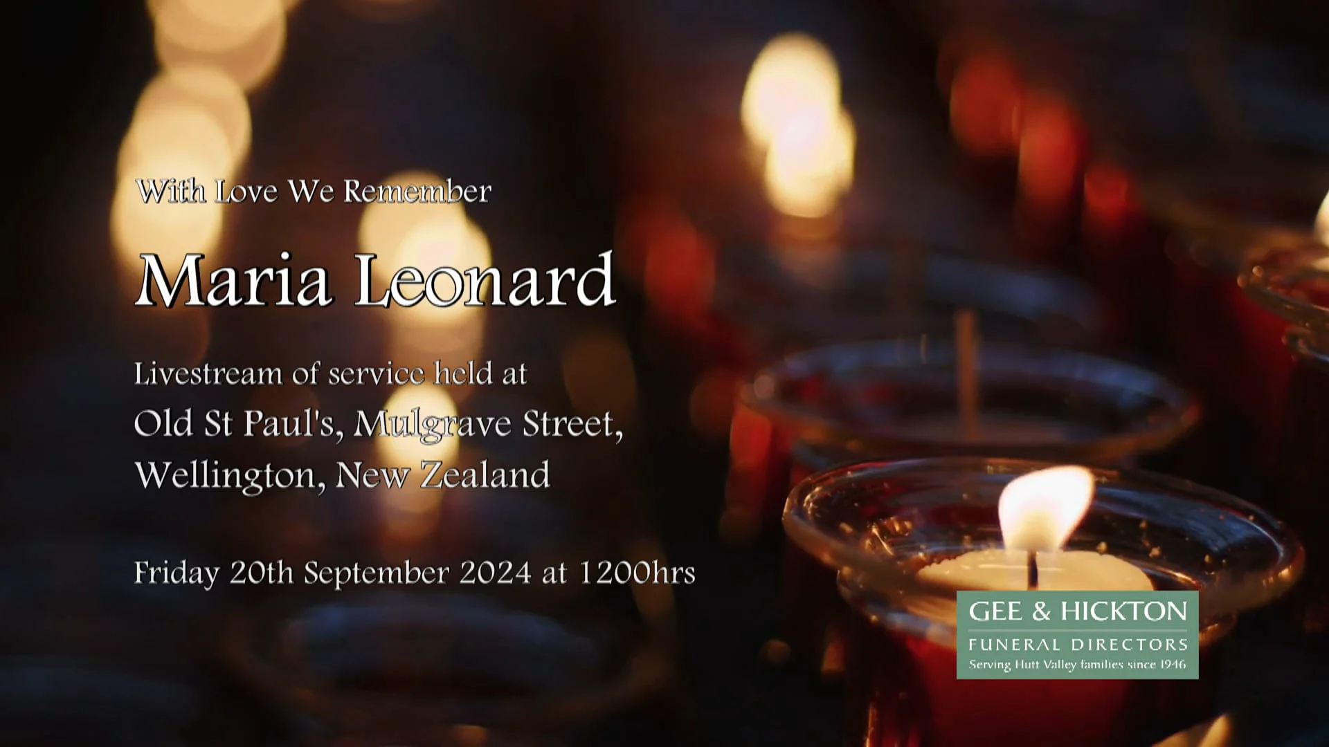 Maria Leonard Livestream