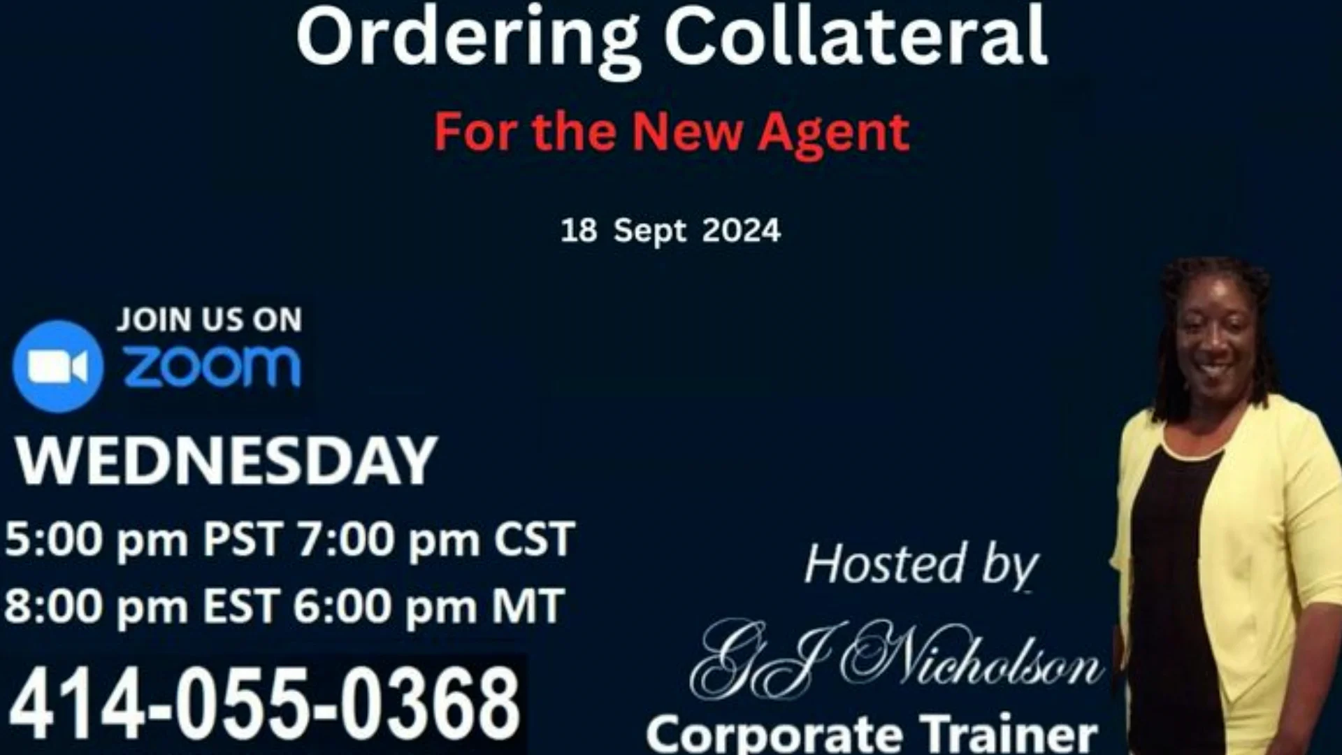 Understanding Ordering Collateral for the New Agent