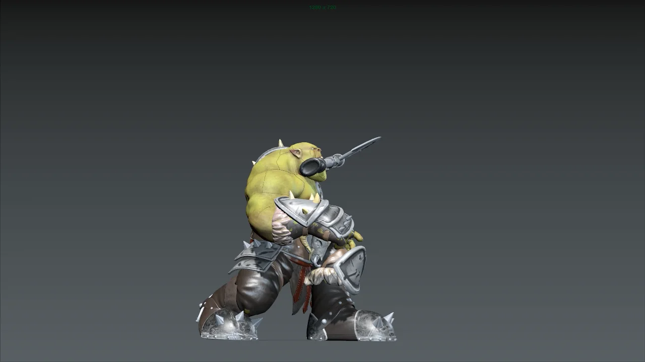 Orc Attack Animation