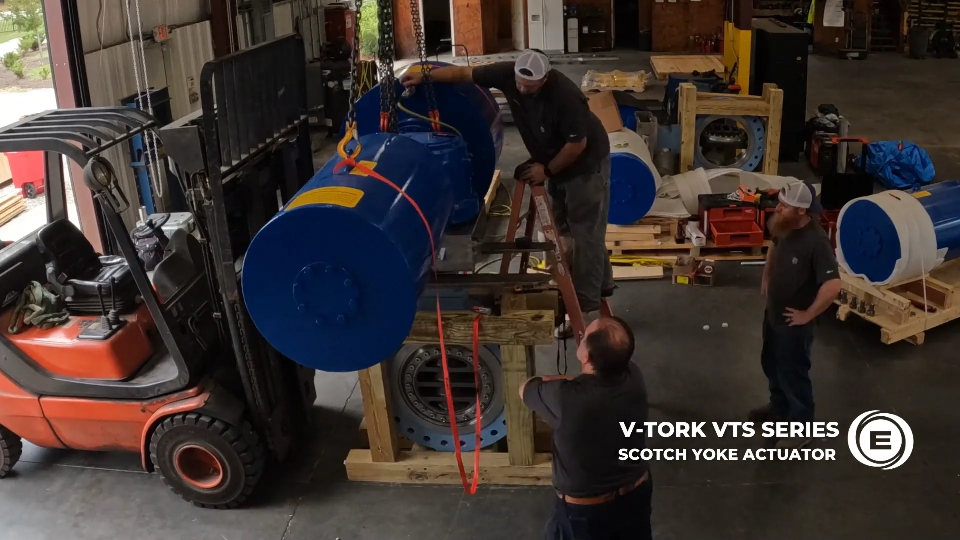 Timelapse - 24in Quadax Butterfly Valve automated with VTork VTS Series Actuator