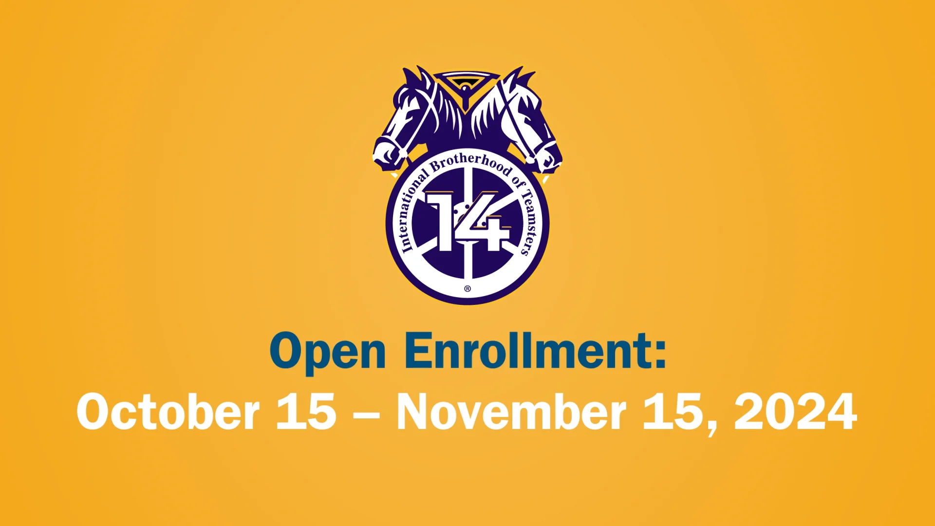 Teamsters 14 Open Enrollment 2025
