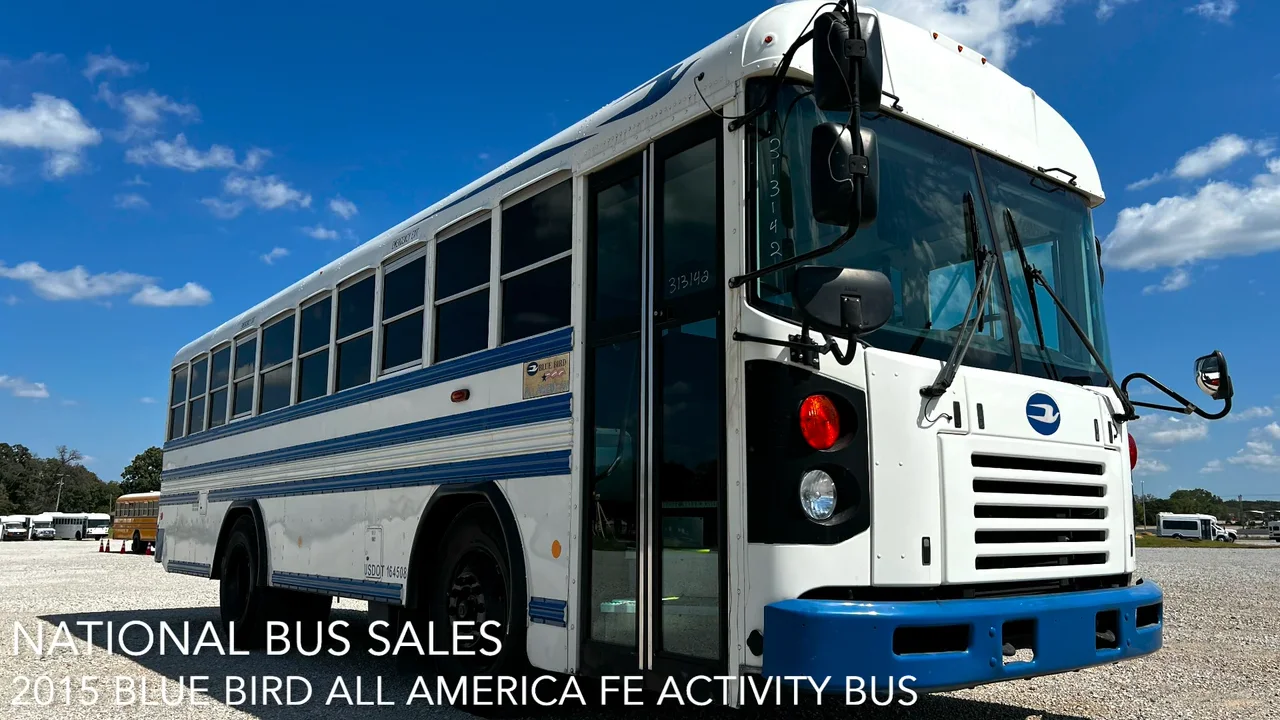 2015 Blue Bird All American FE Activity Bus, 54 Passenger - National ...