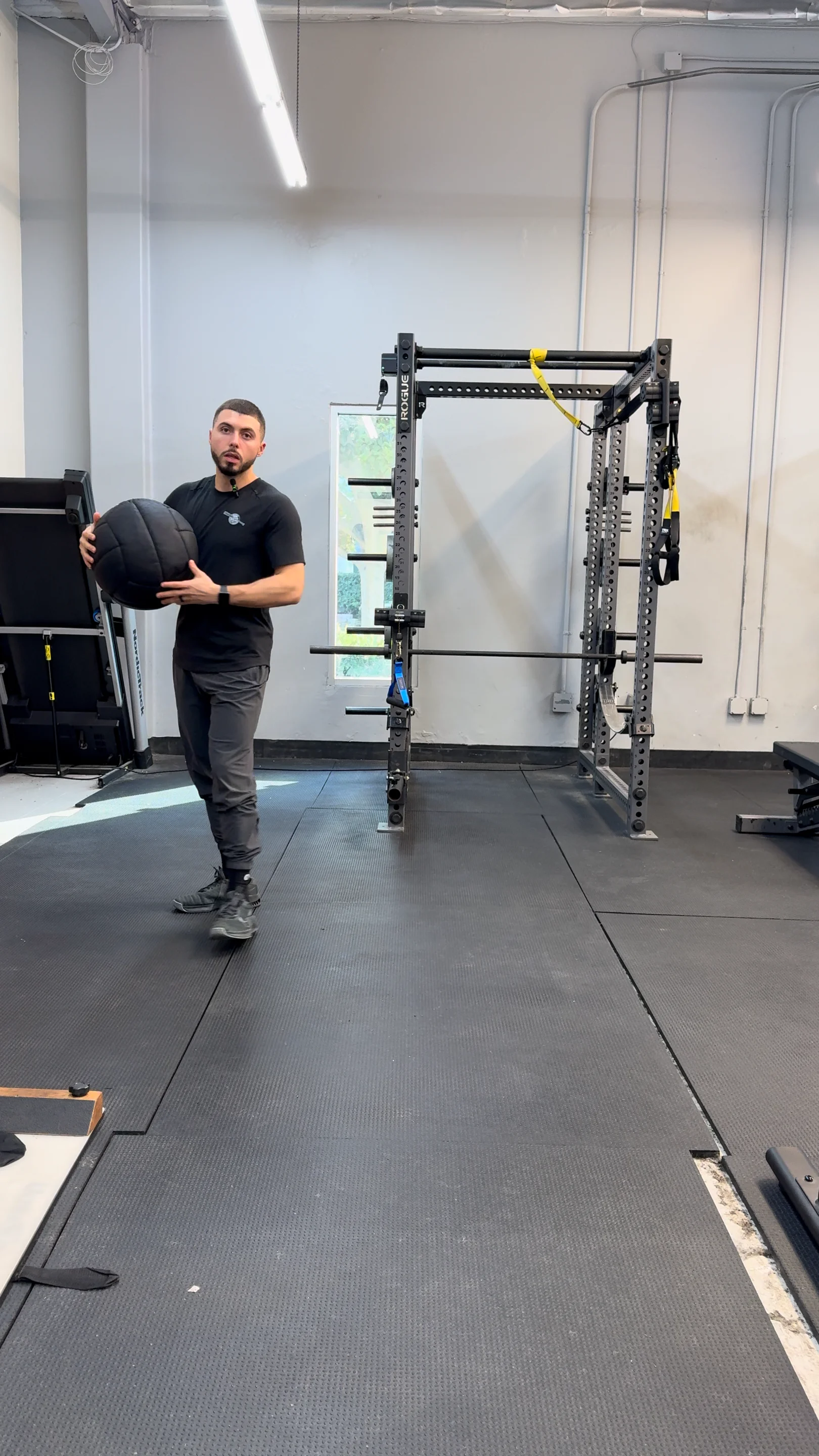 MB hug SL lateral broad jump