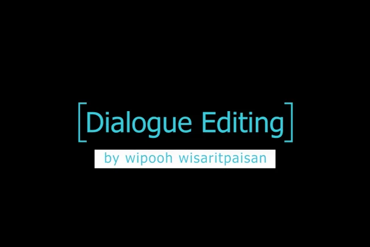 Dialogue editing