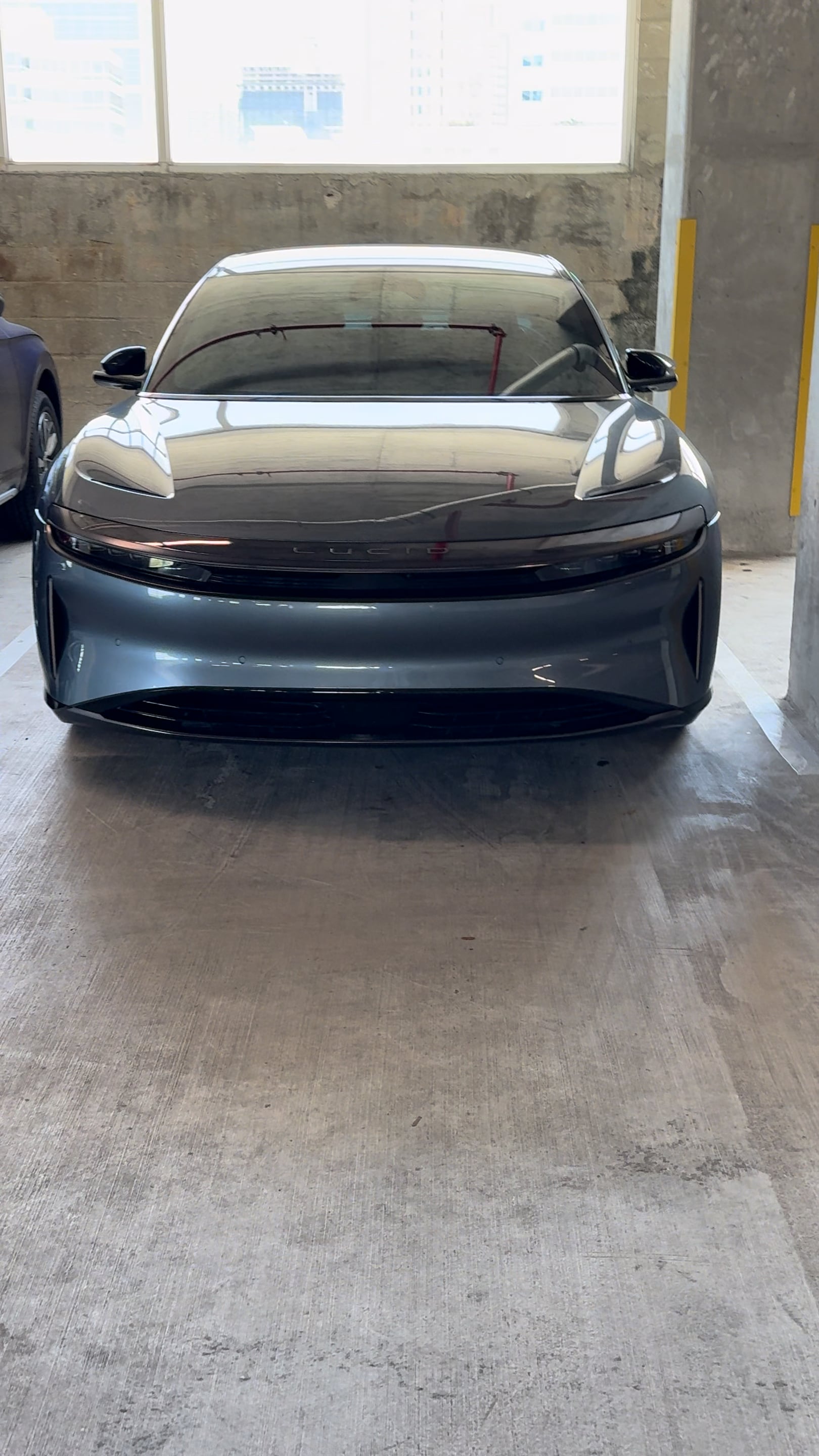 Lucid Air Fathom Blue Lights