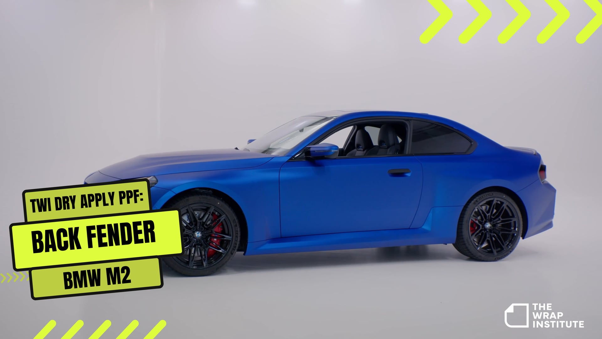 TWI Dry Apply PPF: Back Fender - BMW M2 — The Wrap Institute