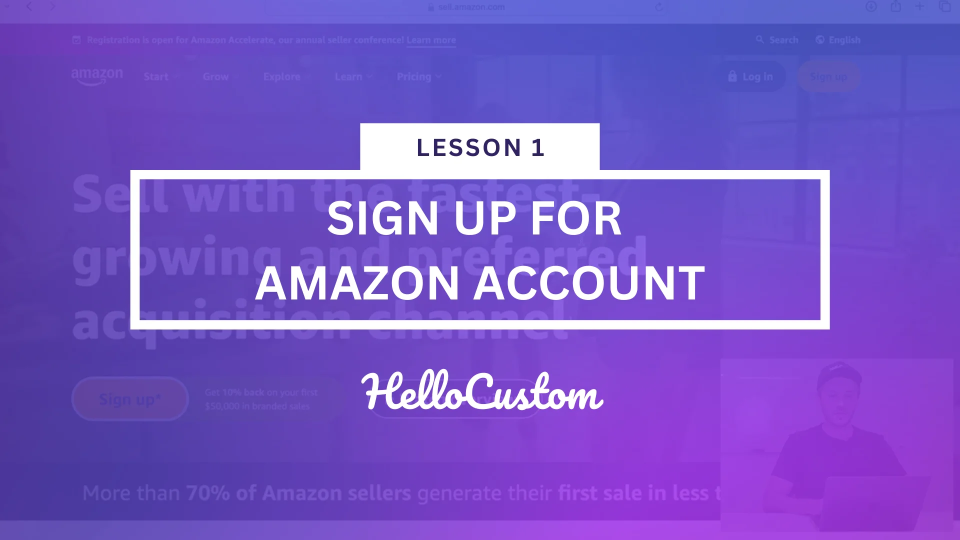 Sign Up For Amazon Account