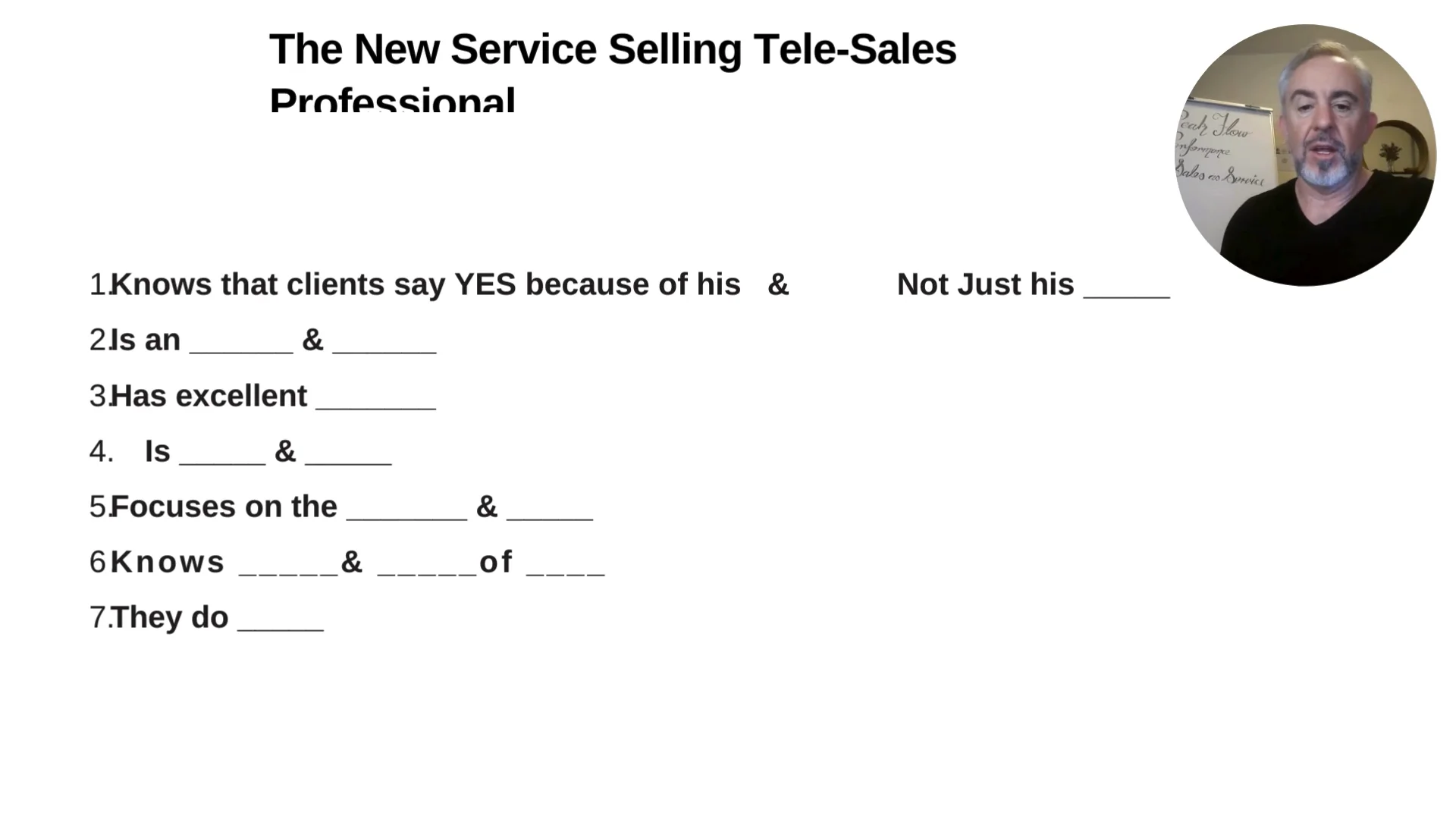 8.Service Selling Tele-Sales New Professional