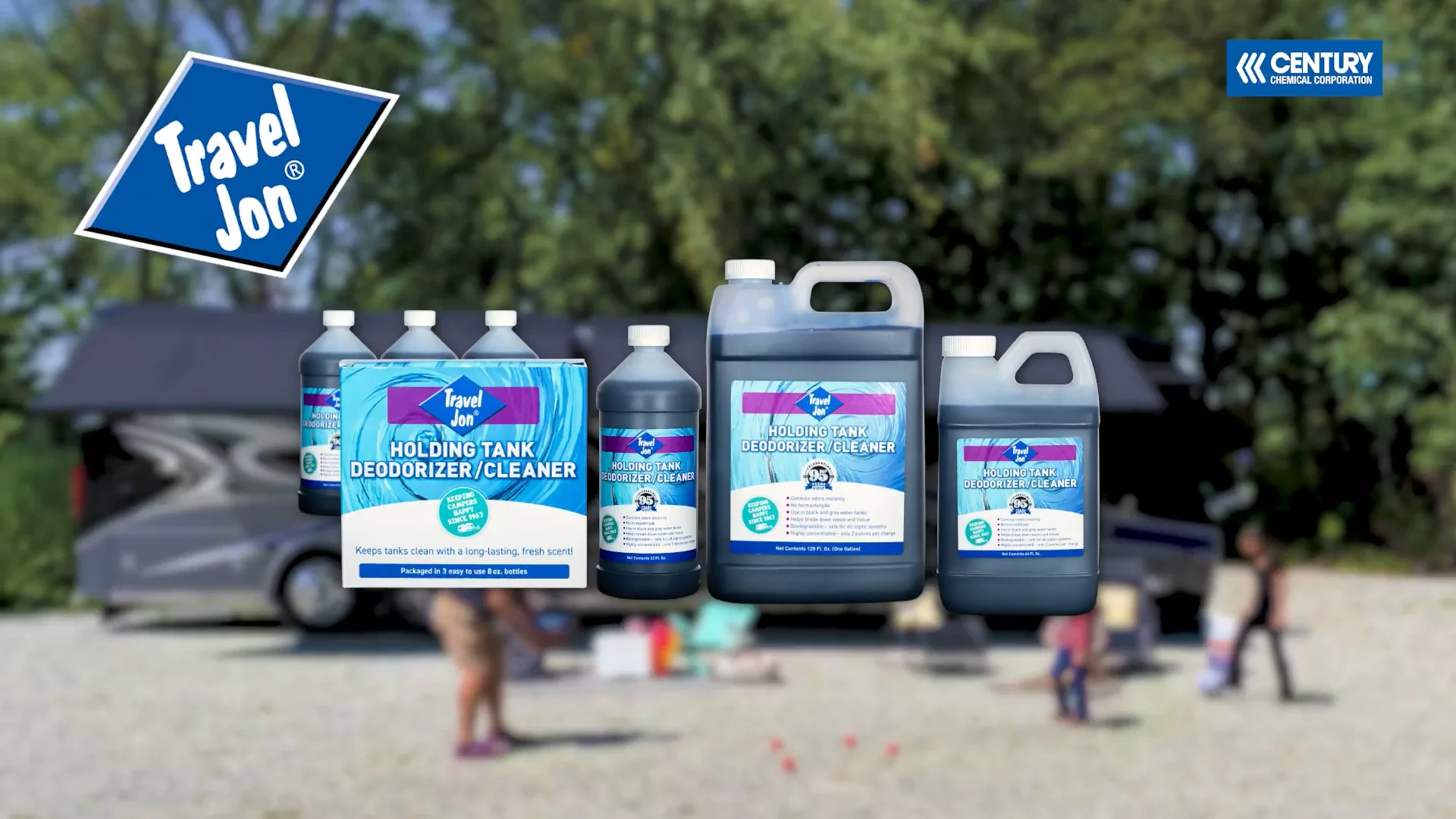 Century Chemical | Travel Jon Holding Tank 30 sec commercial