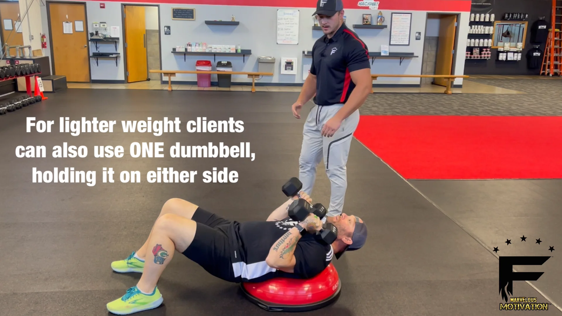 BOSU Tricep Extension