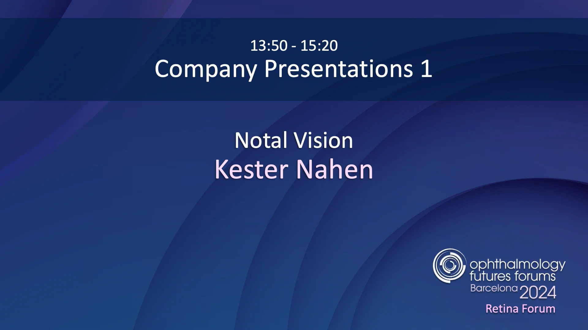 Notal Vision Kester Nahen