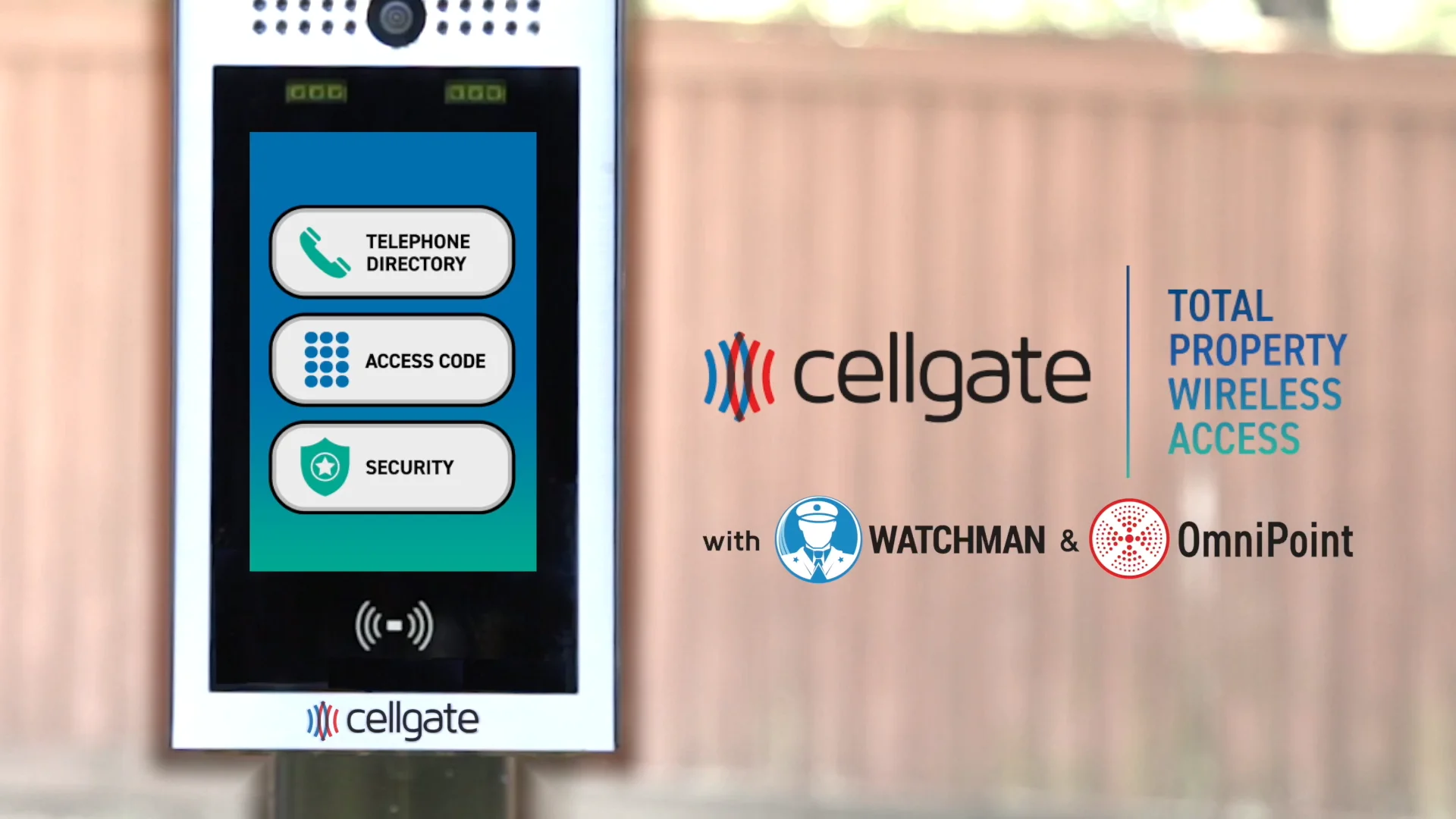 CellGate's Total Property Wireless Access: a Watchman and OmniPoint Combined Solution