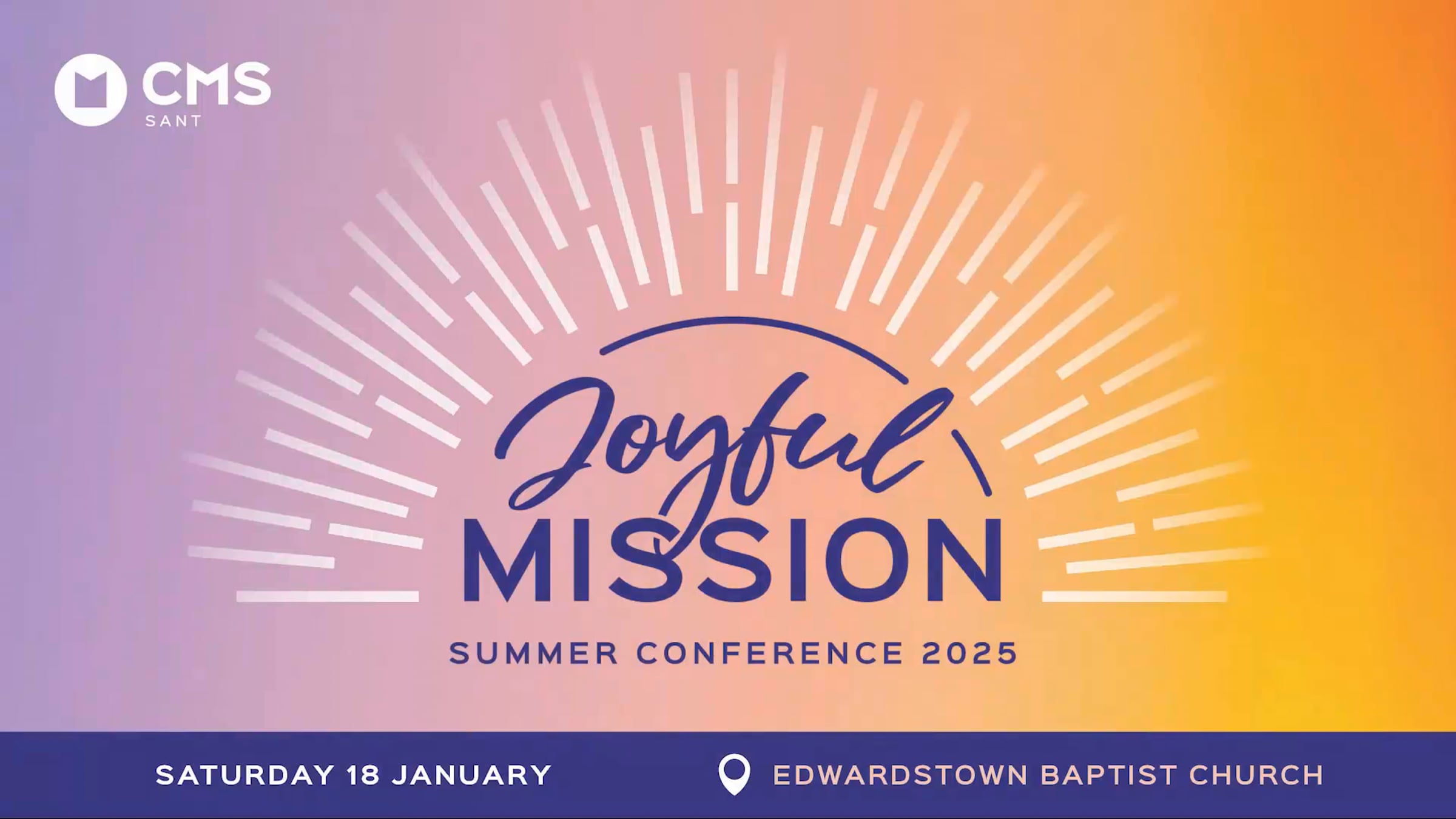Summer Conference 2025 Invite - Joyful Mission