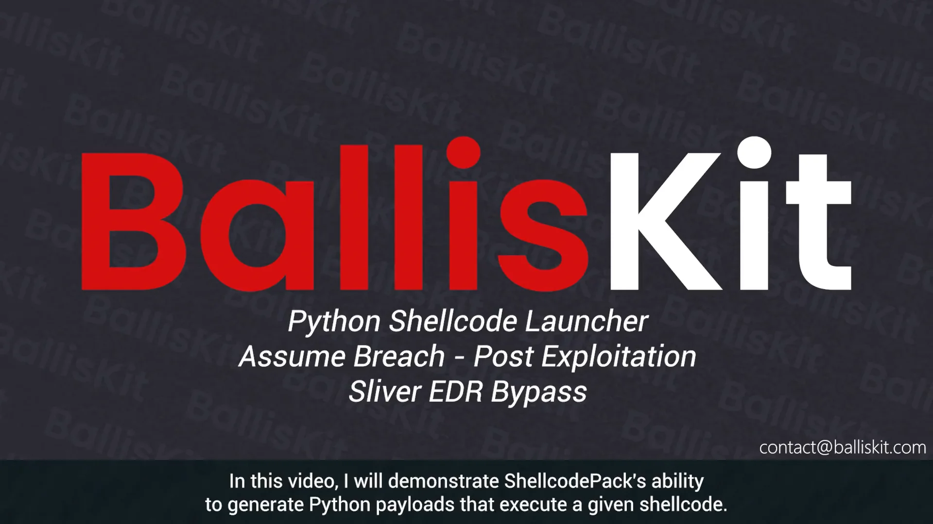 Generate Python Shellcode Launcher for Assume Breach with ShellcodePack
