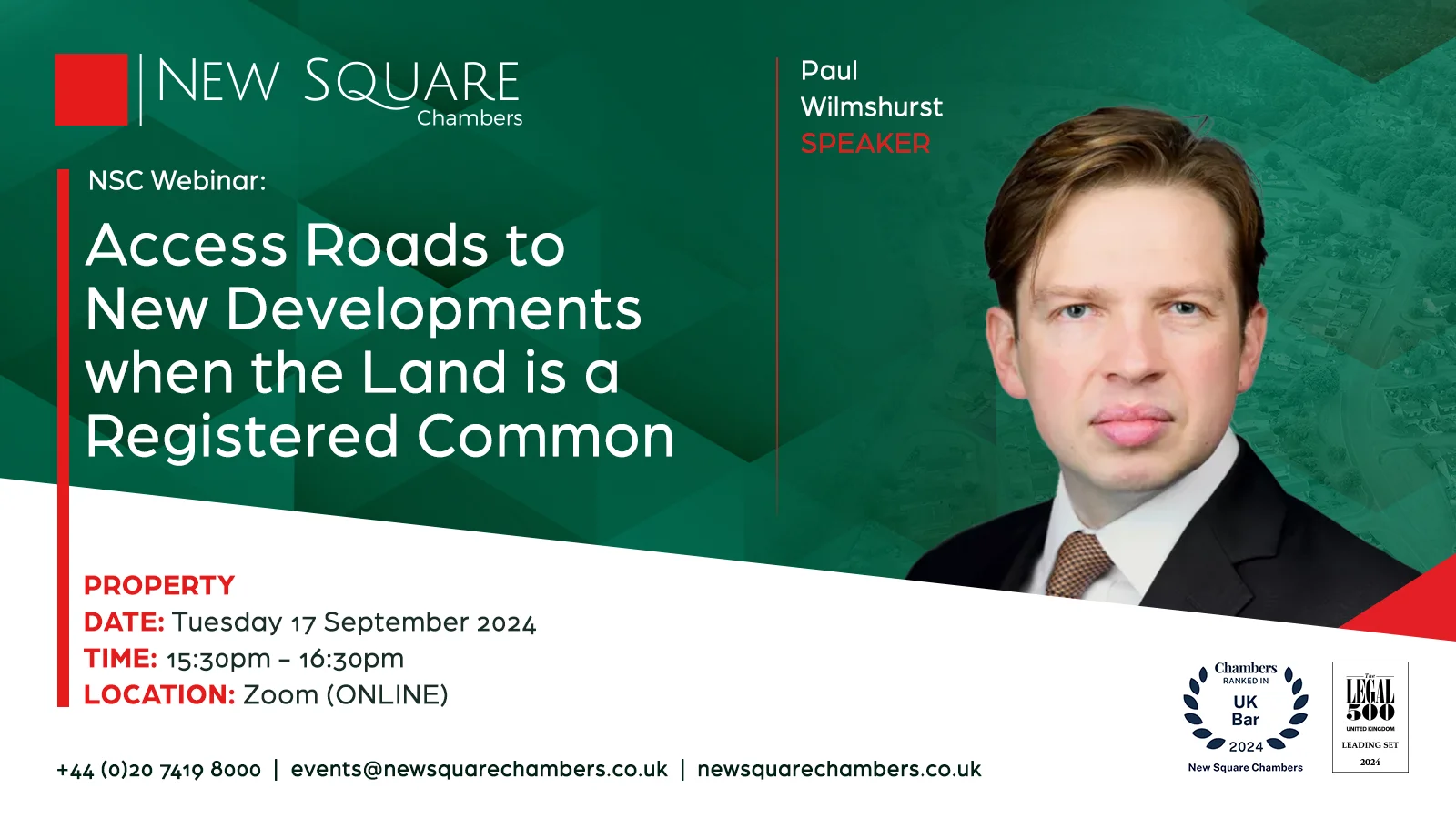 Access Roads to New Developments when the Land is a Registered Common