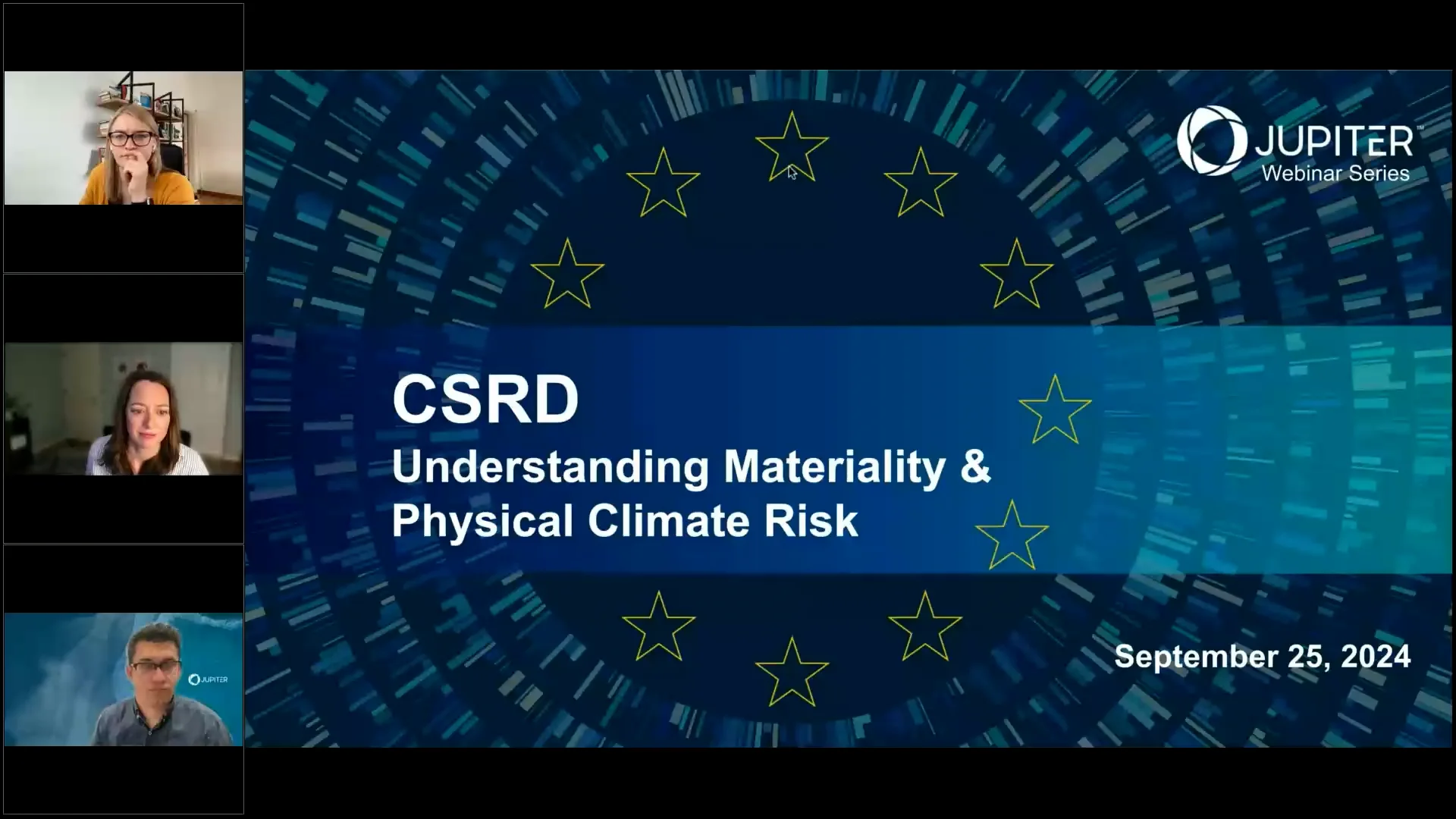 Jupiter Webinar: CSRD – Understanding Materiality & Physical Climate Risk