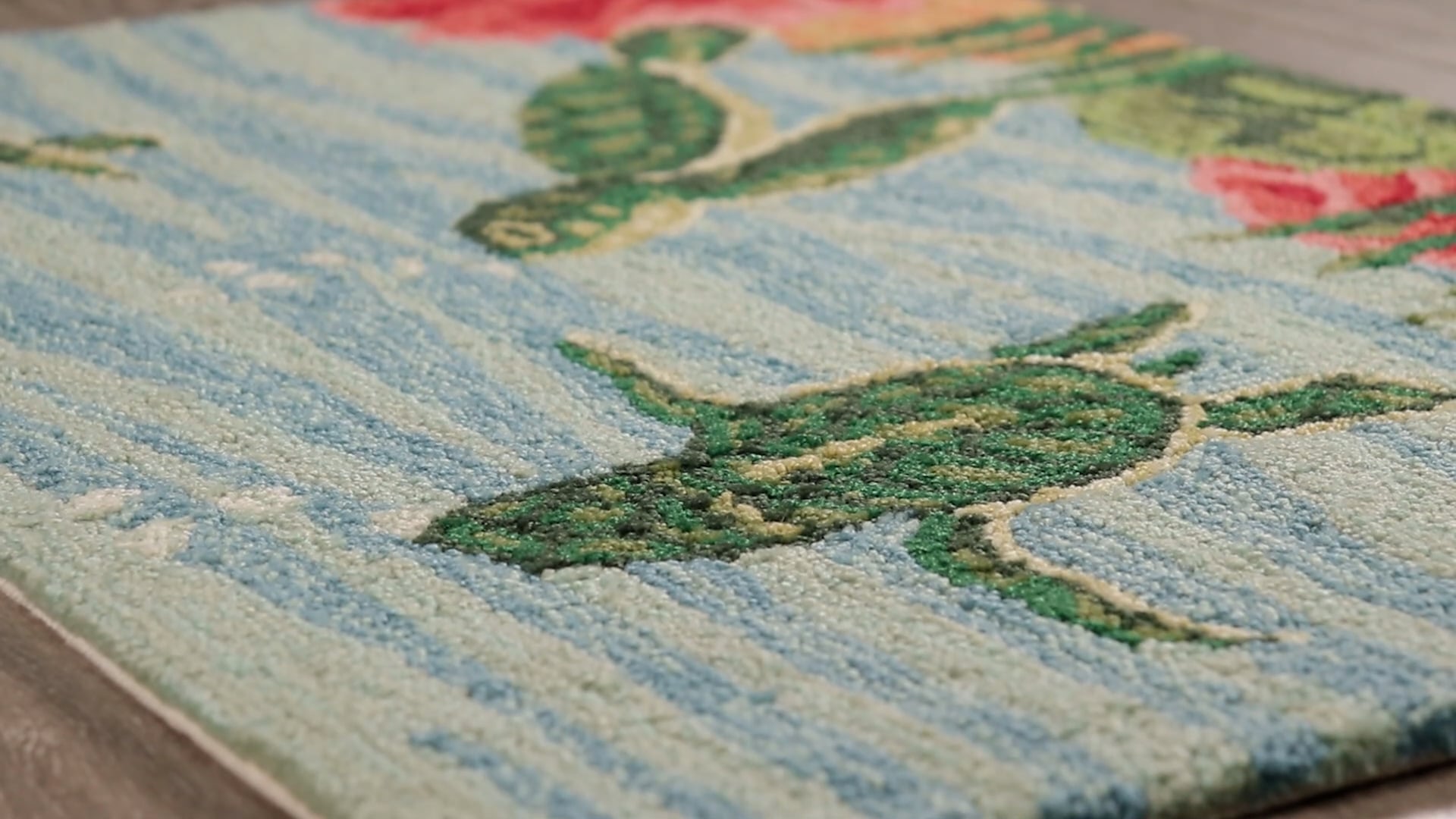 Frontporch Swimming Baby Turtles In/Outdoor Area Rug, 2'6"x4' - Beach ...