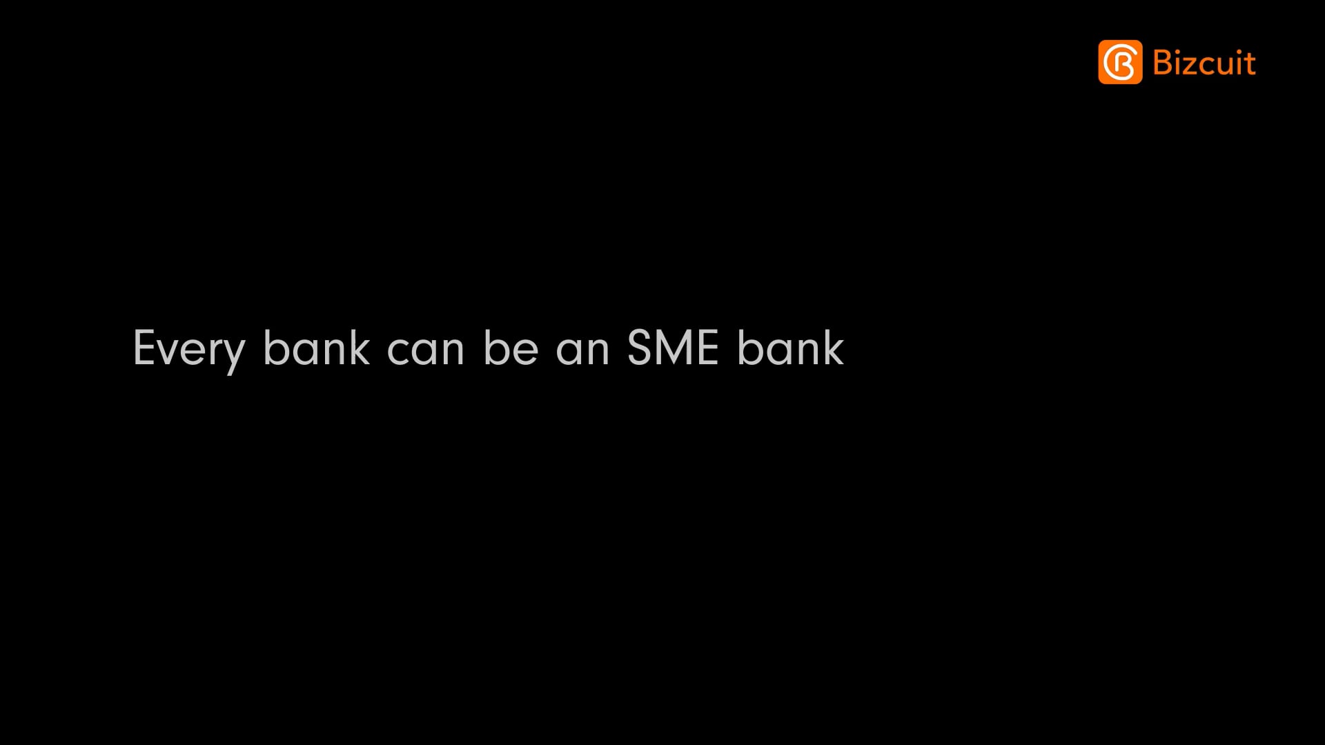 Every bank can be an SME bank