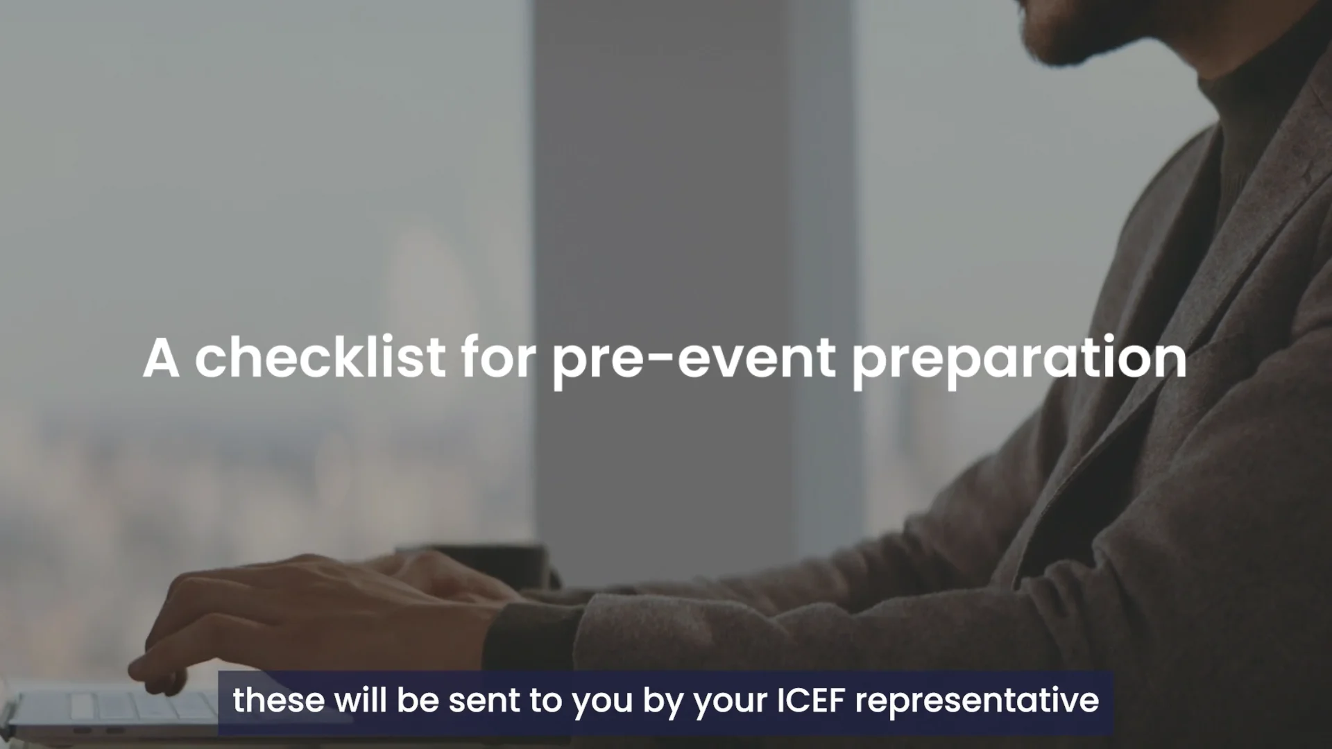 A checklist for pre-event preparation