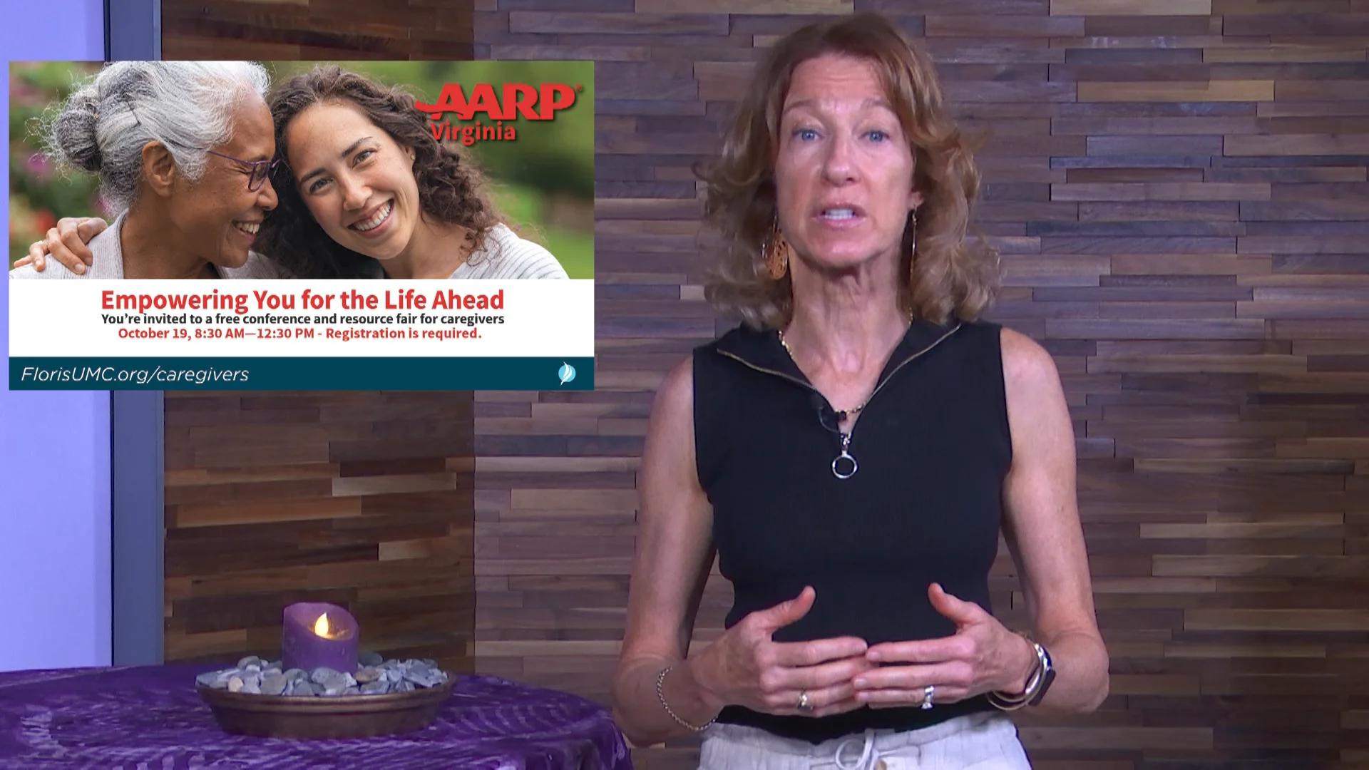 Invitation to AARP Caregivers Workshop Oct 19 2024