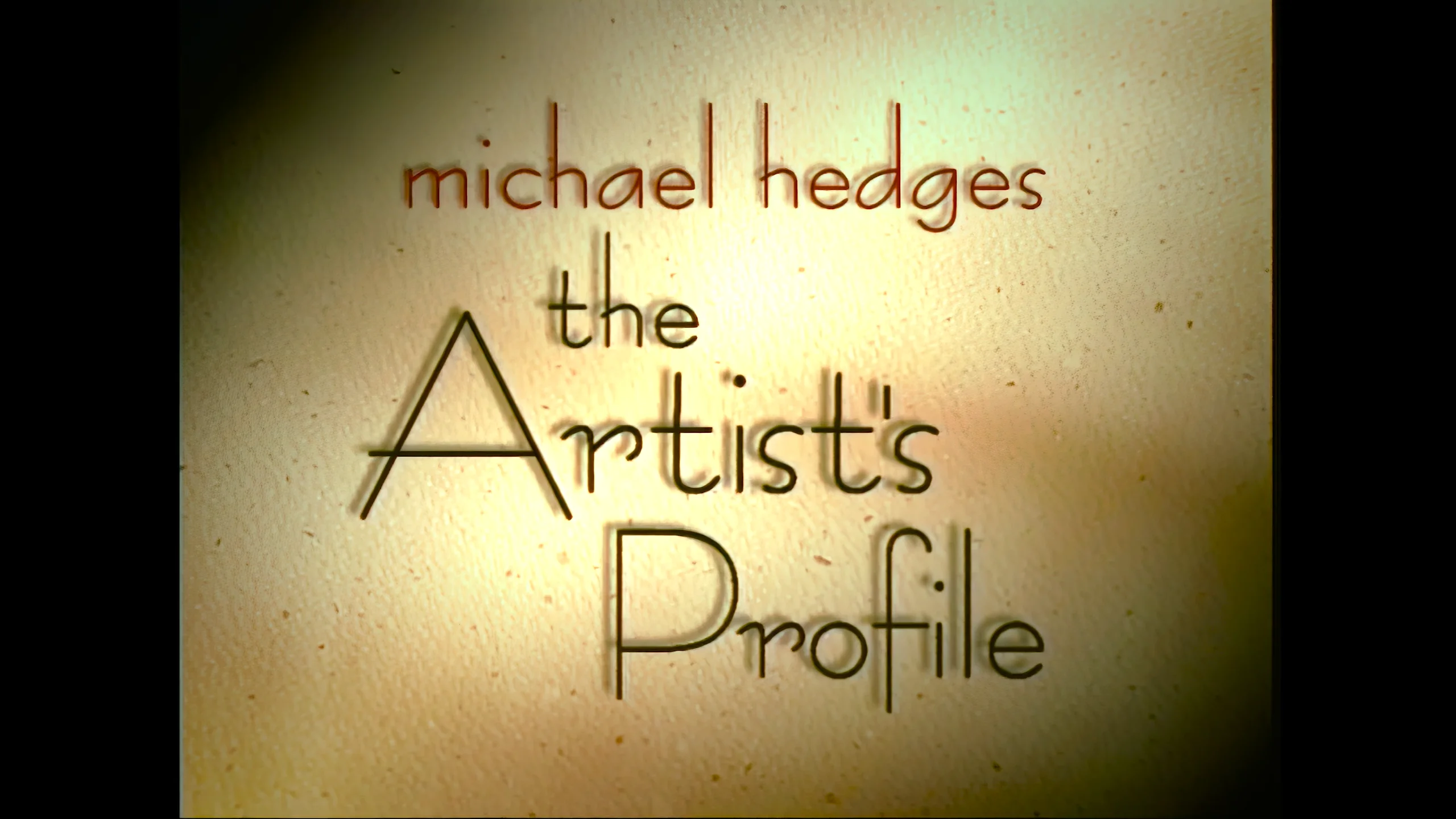 Watch The Artist's Profile - Michael Hedges Online | Vimeo On Demand on Vimeo
