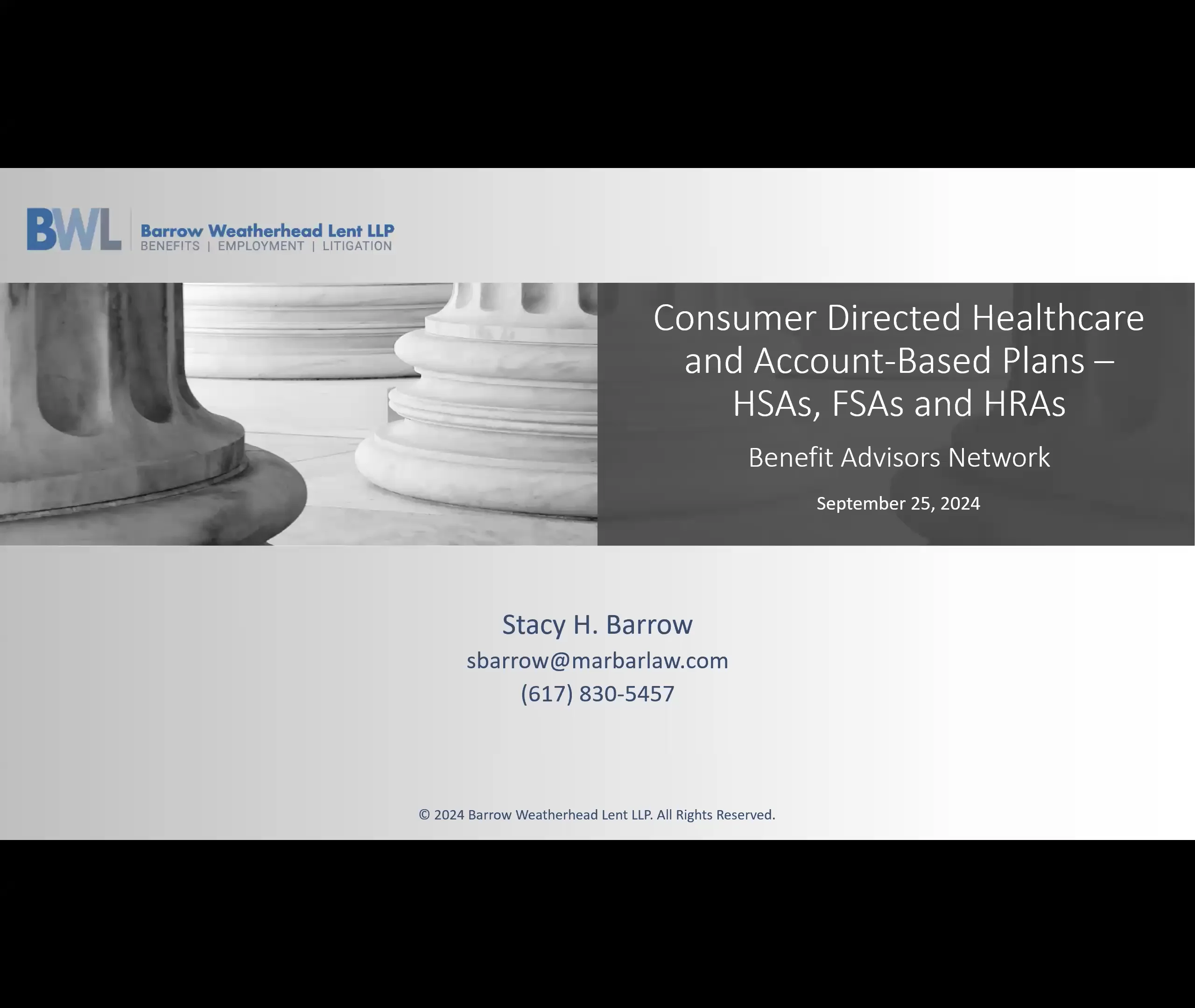 Overview of Account-Based Plans: HDHPs, HSAs, FSAs, and HRAs