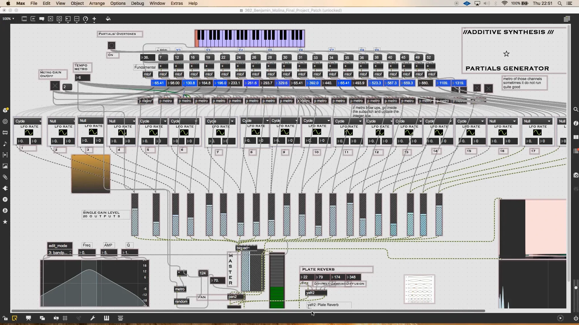 Additive Synthesis Patch - Partials Generator
