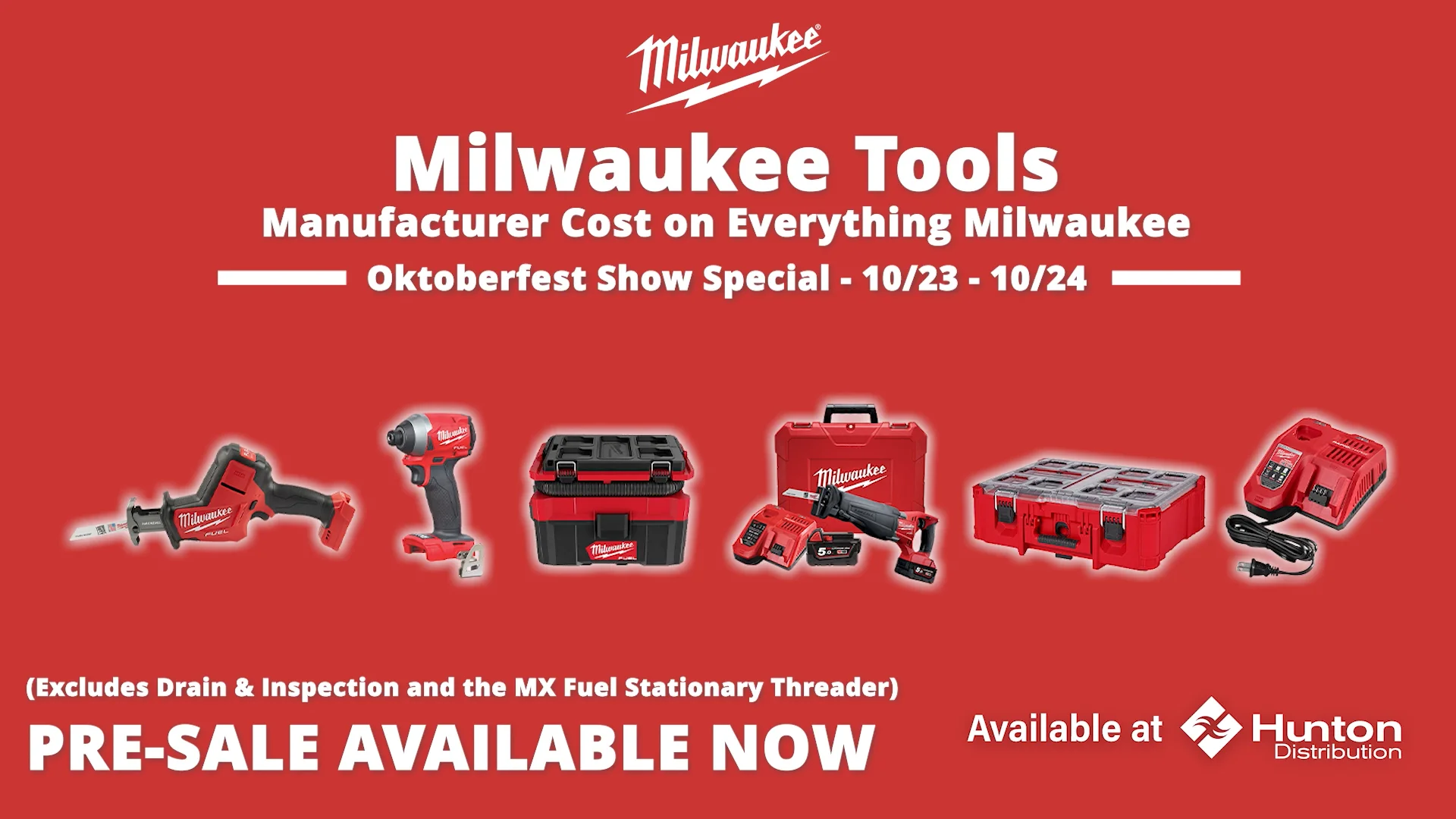 Hunton Distribution Introduces Milwaukee Tools - Oktoberfest Show Special