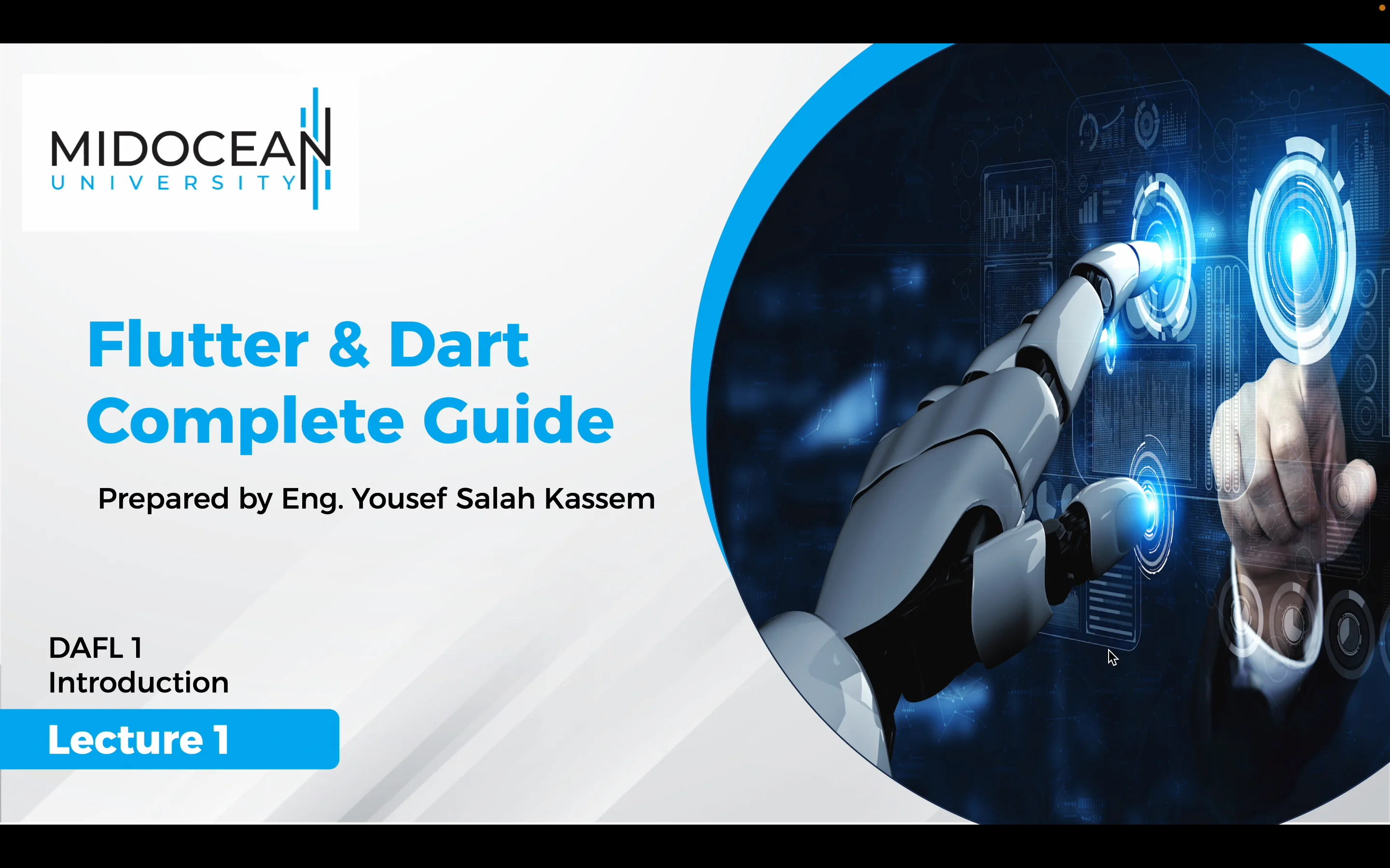 Flutter & Dart Complete Guide - DAFL-1 - Orientation lecture