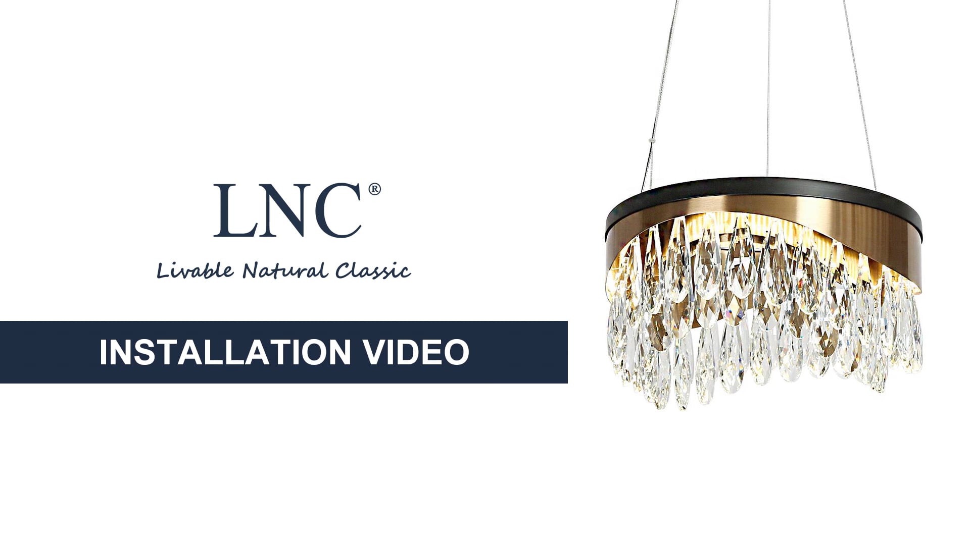 LNC 1-Light Black Polished Gold Drum Modern/Contemporary Crystal Chandelier, 11.8"W ...
