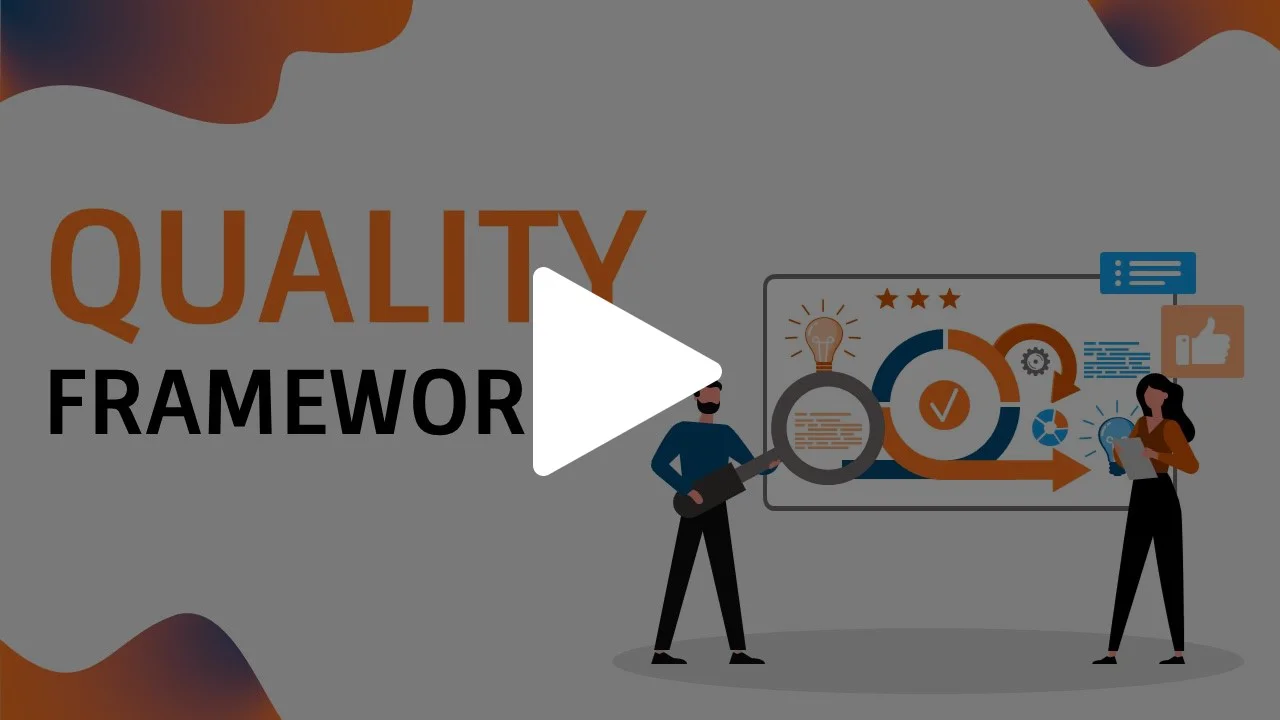 Quality Framework Animated Presentation - SketchBubble