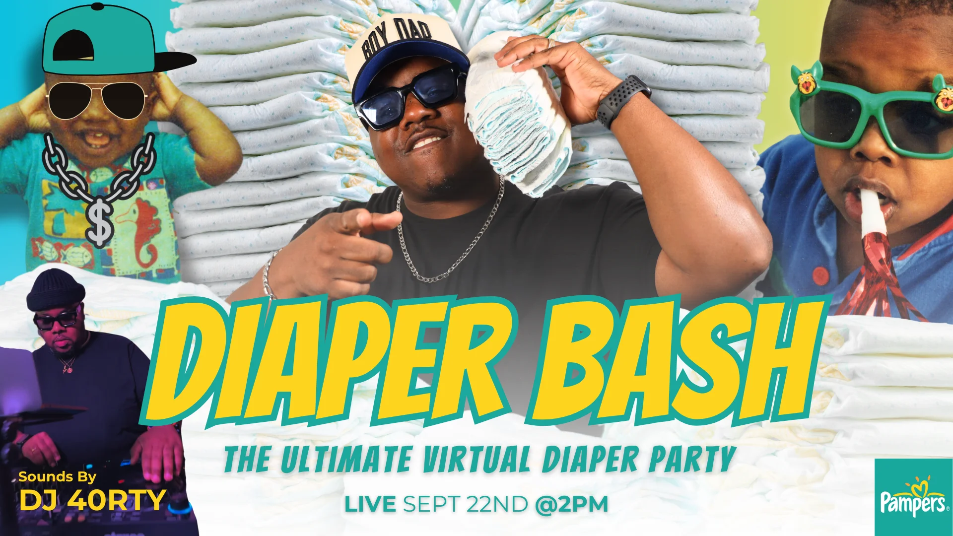 DIAPER BASH: The Ultimate Virtual Diaper Party (REPLAY)