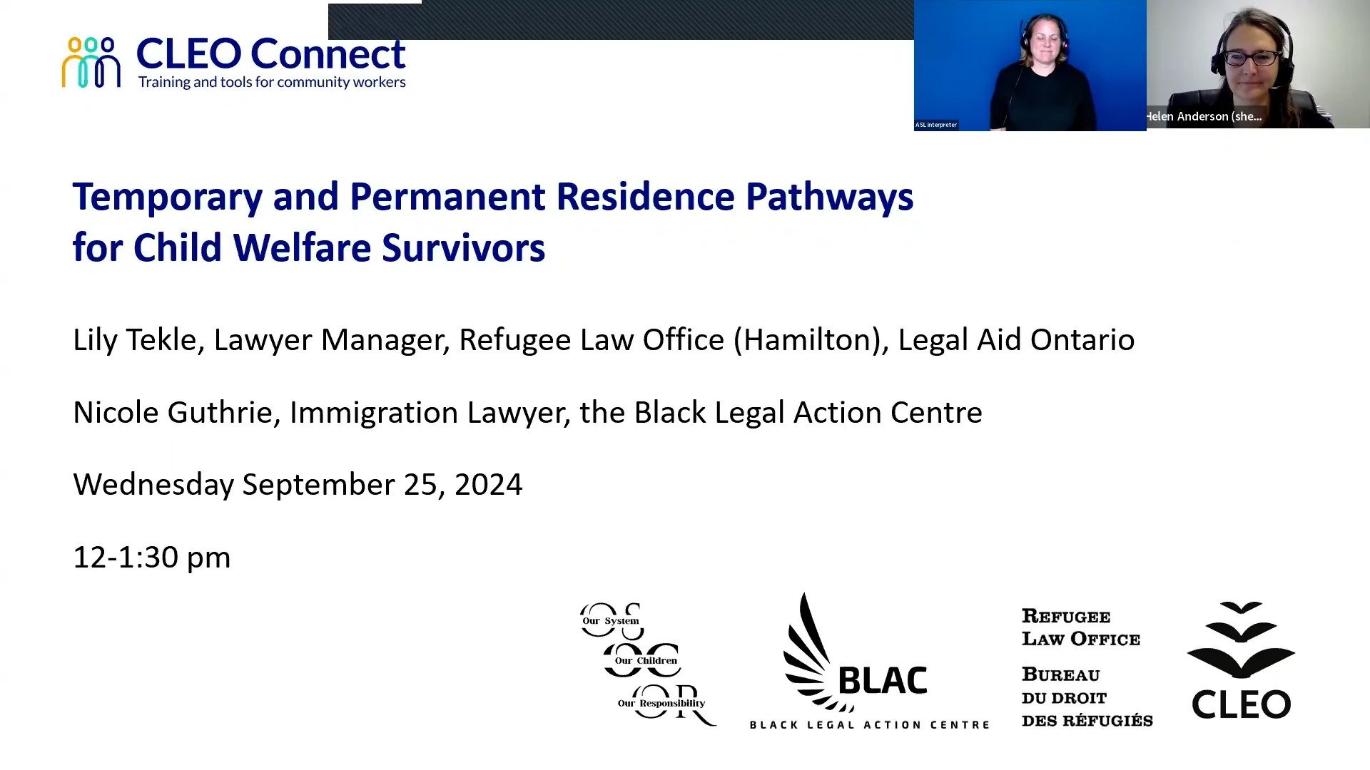 Navigating the Temporary and Permanent Residence Pathways for Child ...