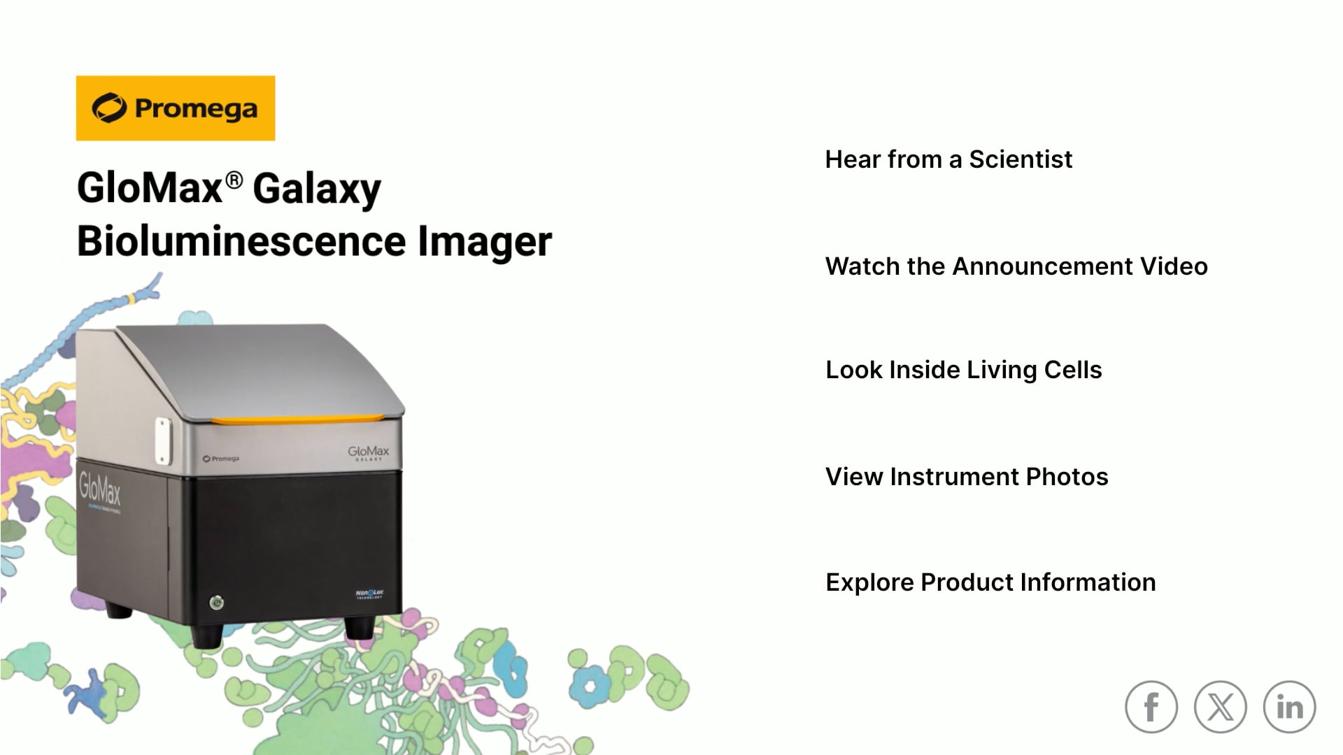 Promega GloMax Galaxy Bioluminescence Imager