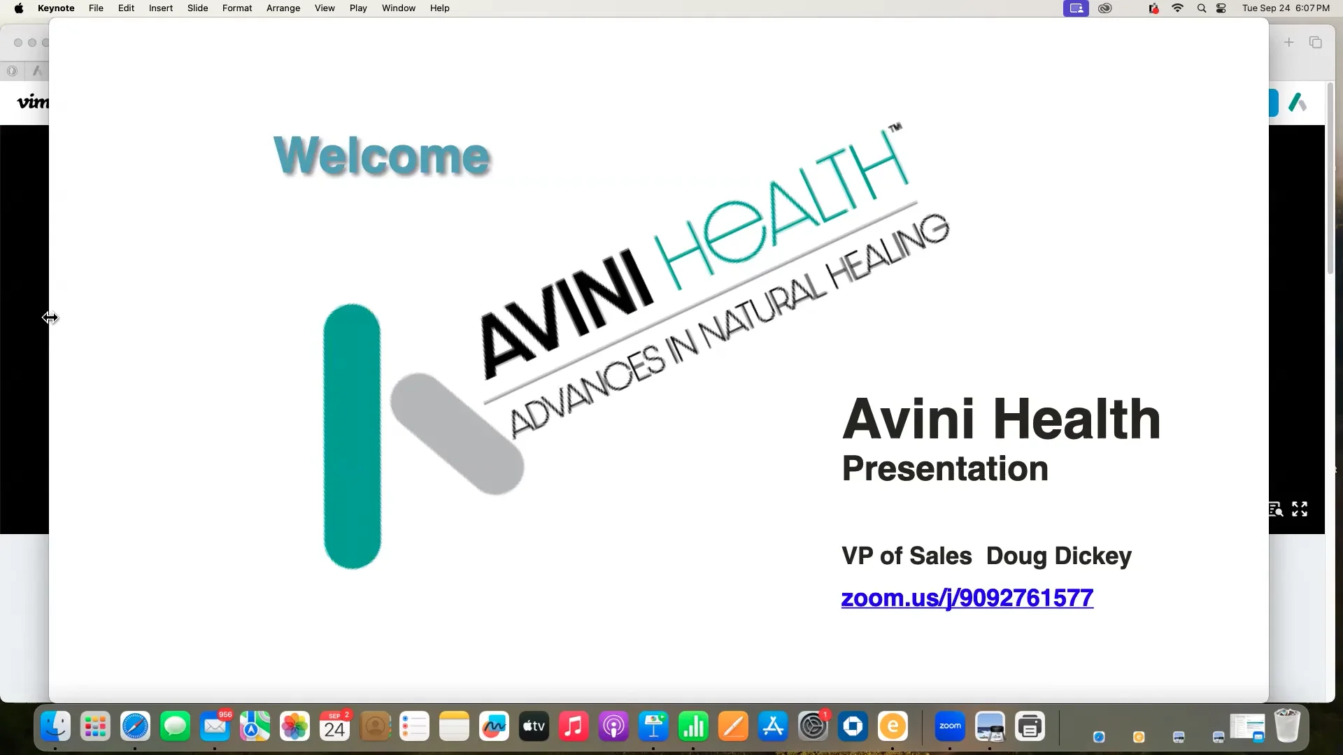 Avini Health Opportunity Zoom