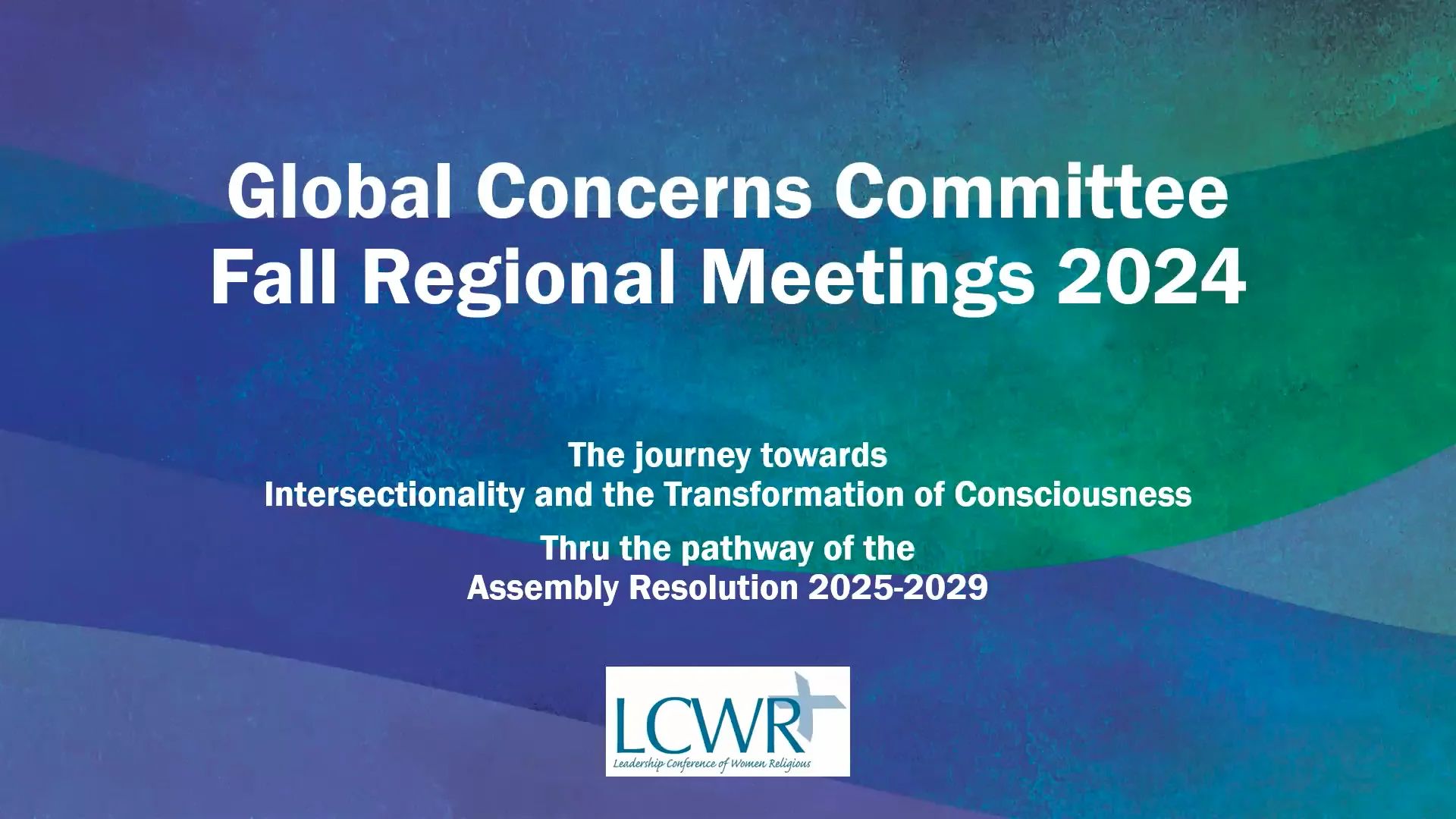 Global Concerns Committee Fall Regional Meeting 2024
