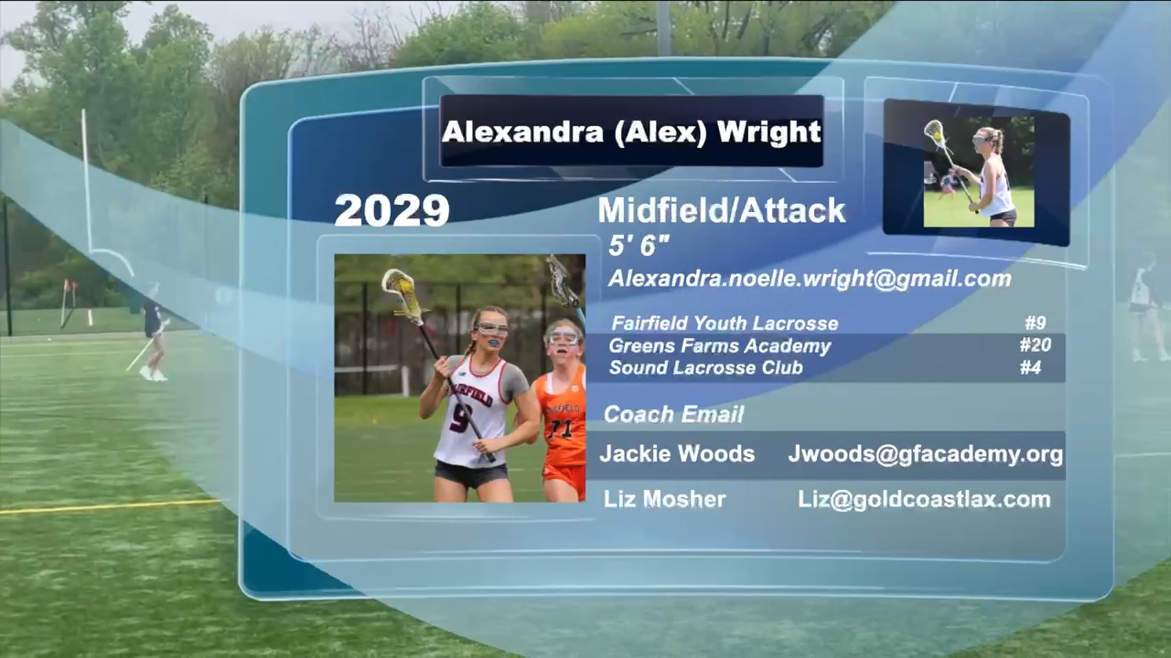 Alex Wright 2029 Lax